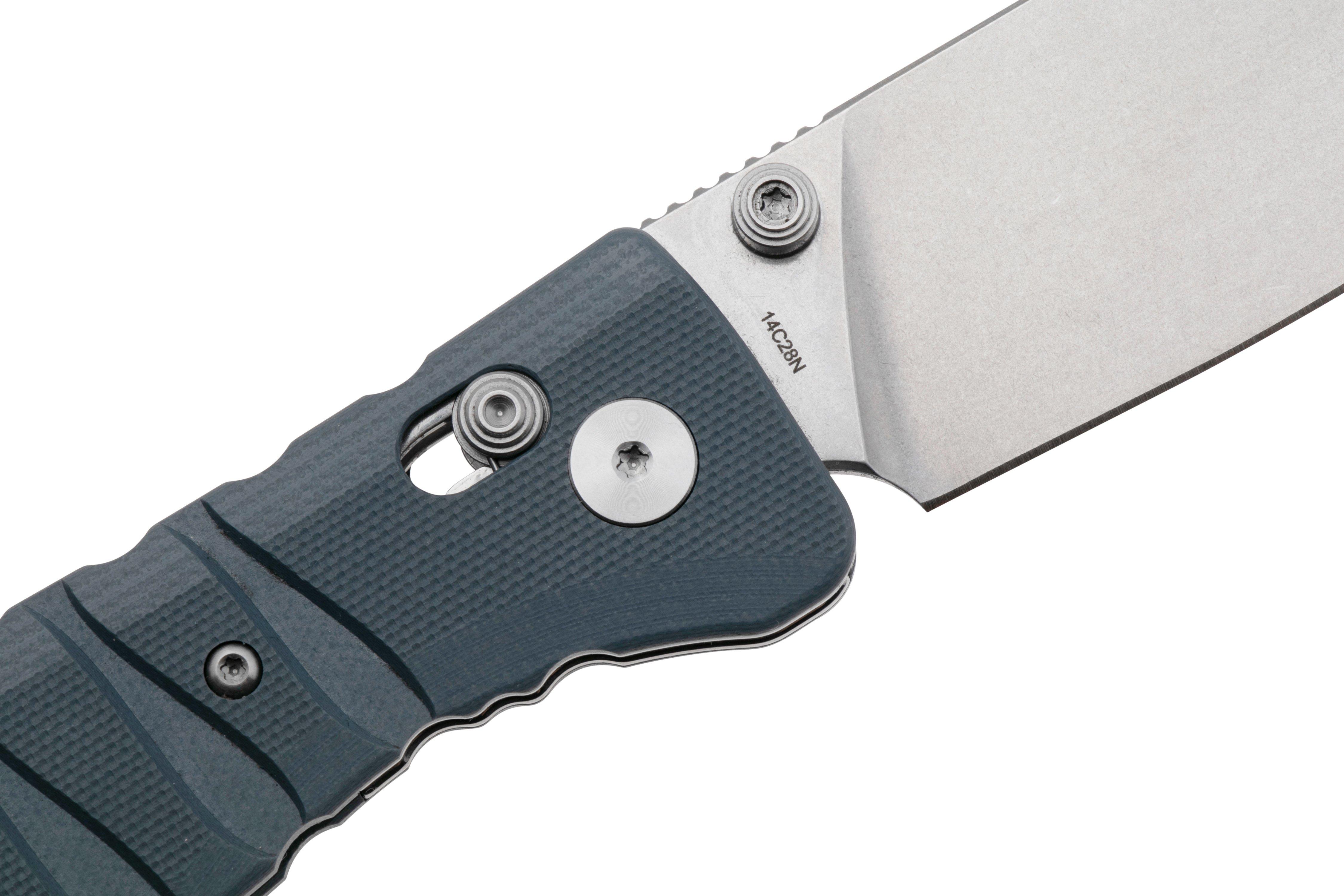 QSP Knife Ripley QS160-B1 Stonewashed 14C28N Gray G10, pocket knife ...
