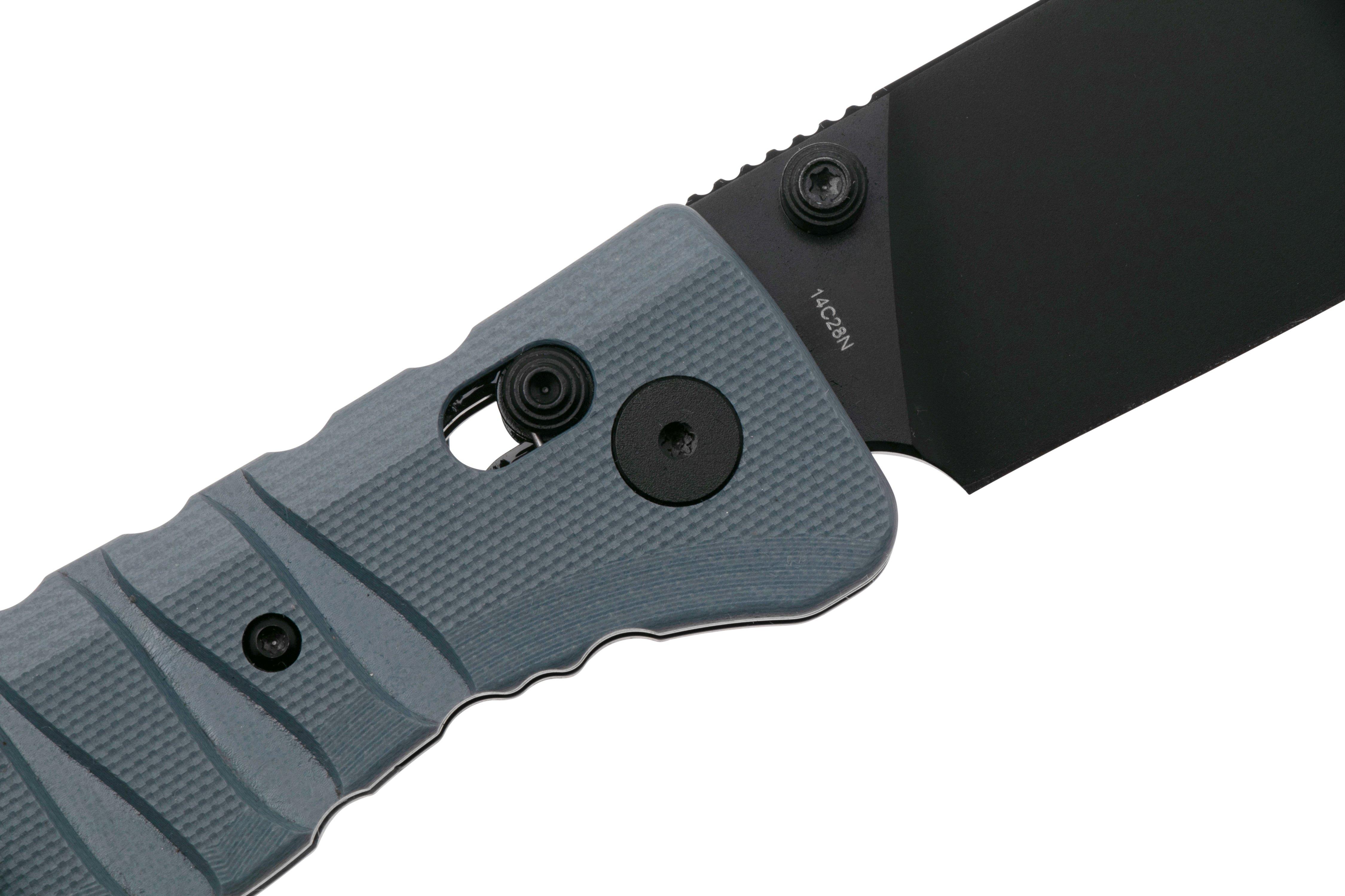QSP Knife Ripley QS160-B2 Black 14C28N Gray G10, pocket knife, Keanu ...