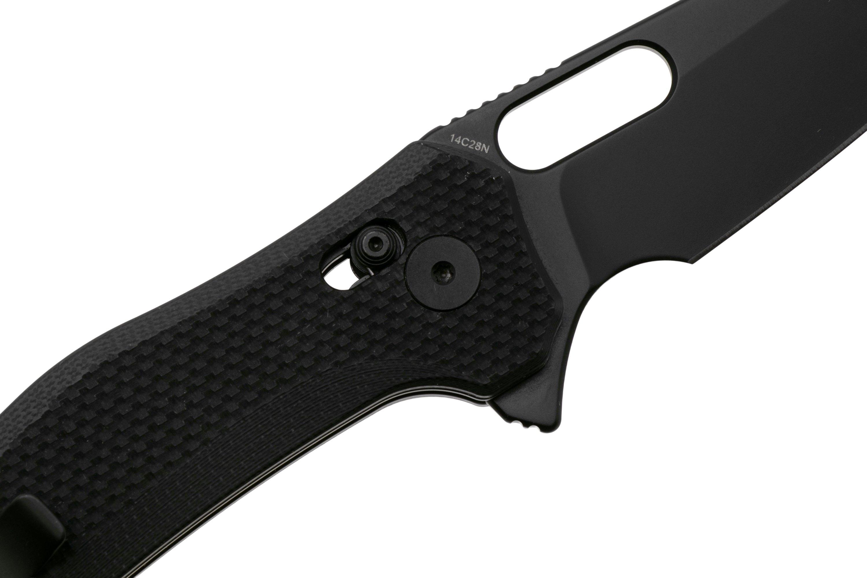 QSP Knife Emu 164-A2, Black 14C28N, Black Micarta, navaja | Compras con ...