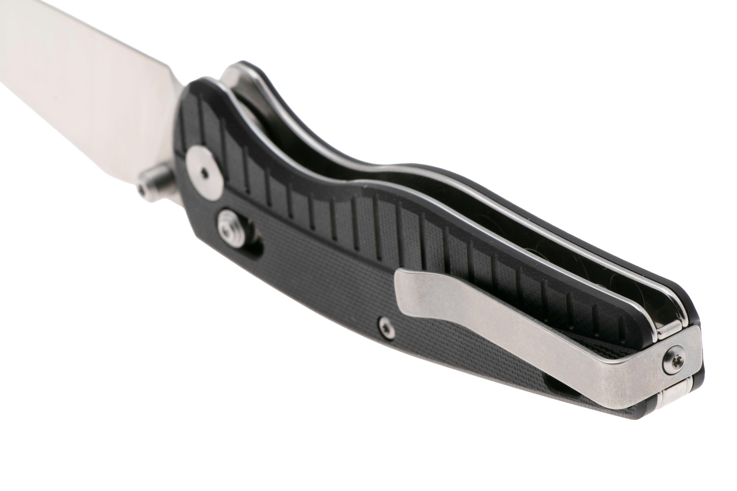 QSP Knife Reptile QS165-C1 Satin 14C28N, Black G10, navaja | Compras ...