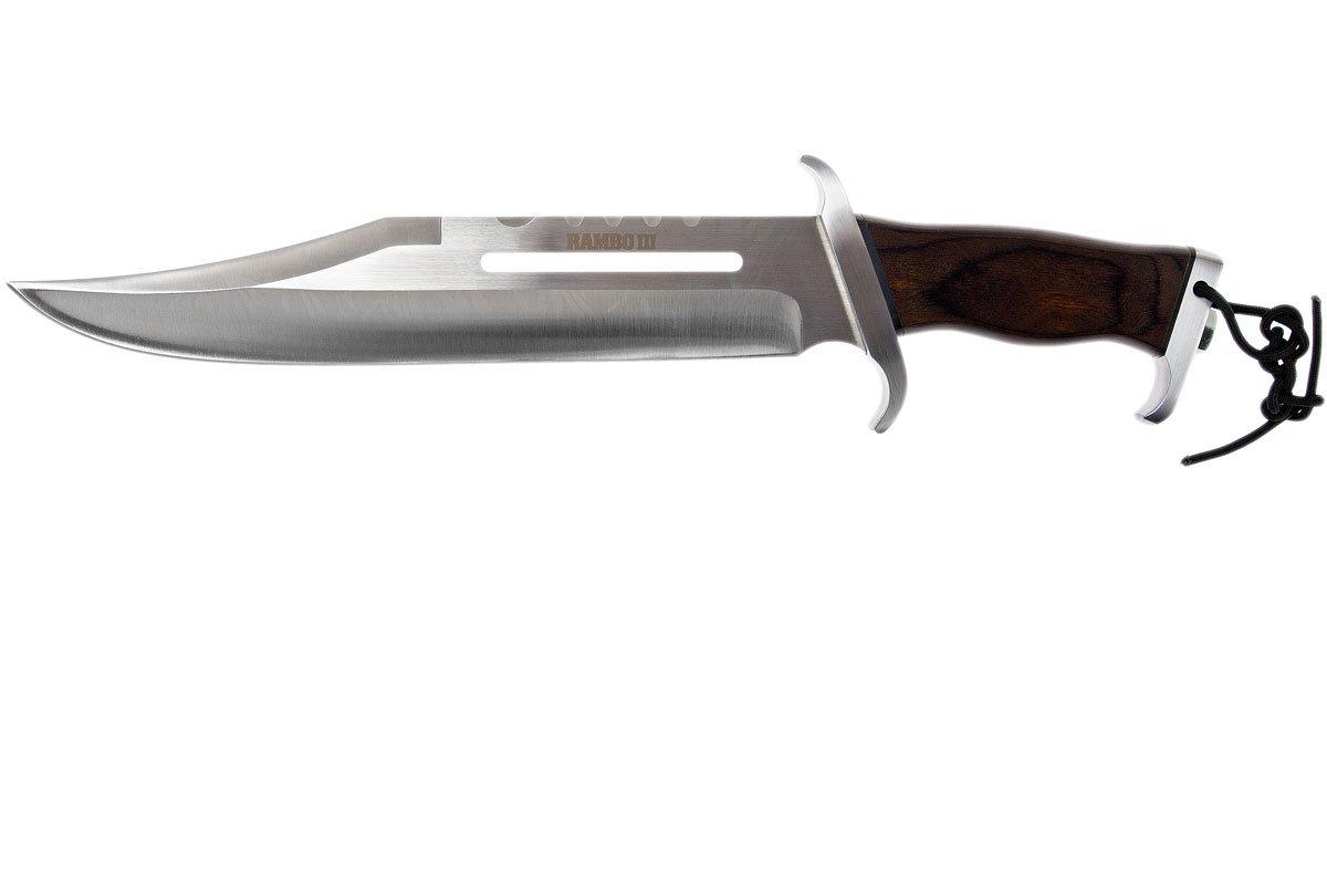 RAMBO knife Rambo 3 Standard Edition with wooden handle, 9296 ...