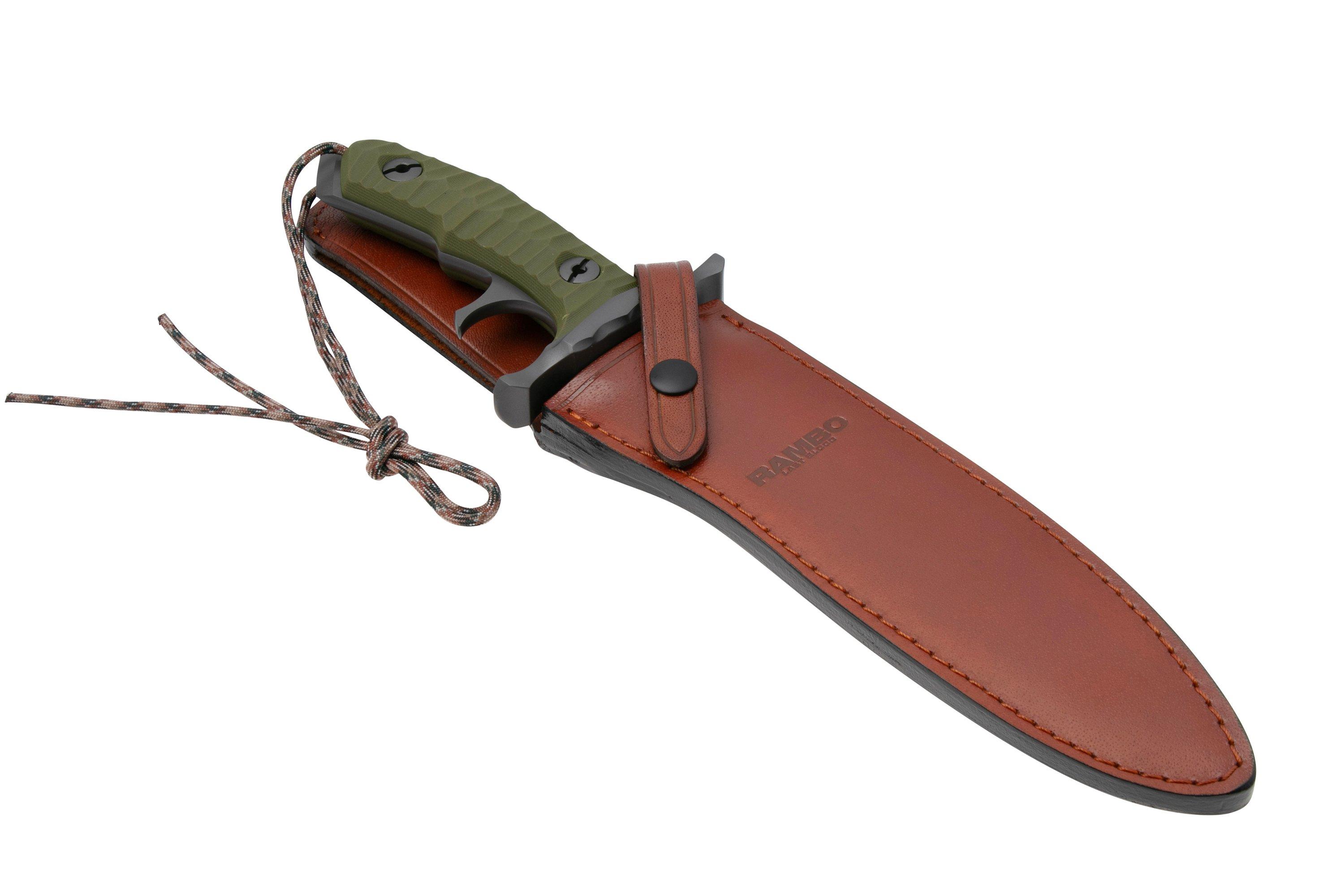 Rambo Last Blood 9415 Heartstopper Two Tone 7Cr17, Green Composite ...