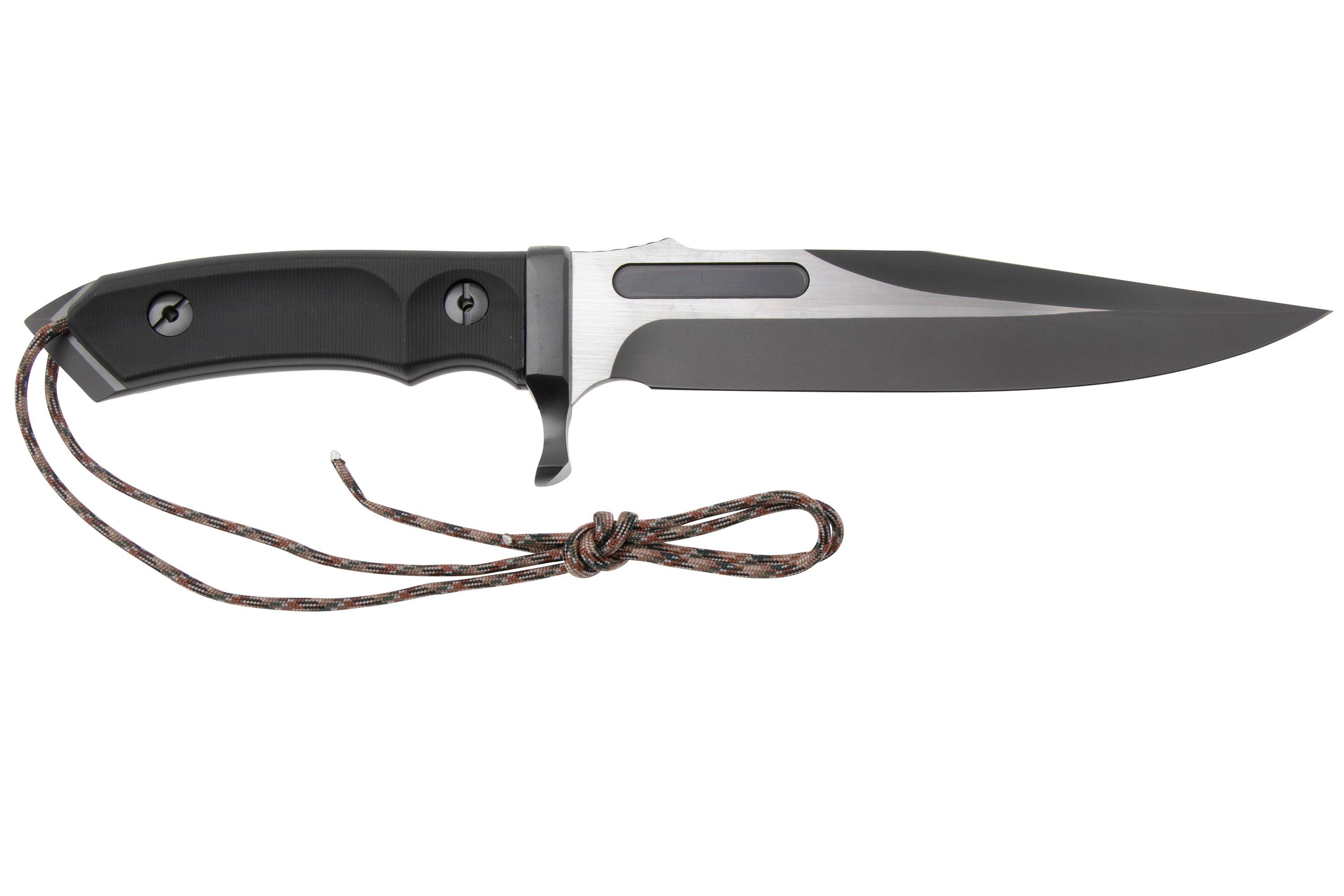 Rambo Last Blood 9416 Bowie Two Tone 3Cr13, Black Polymer Handle, fixed ...