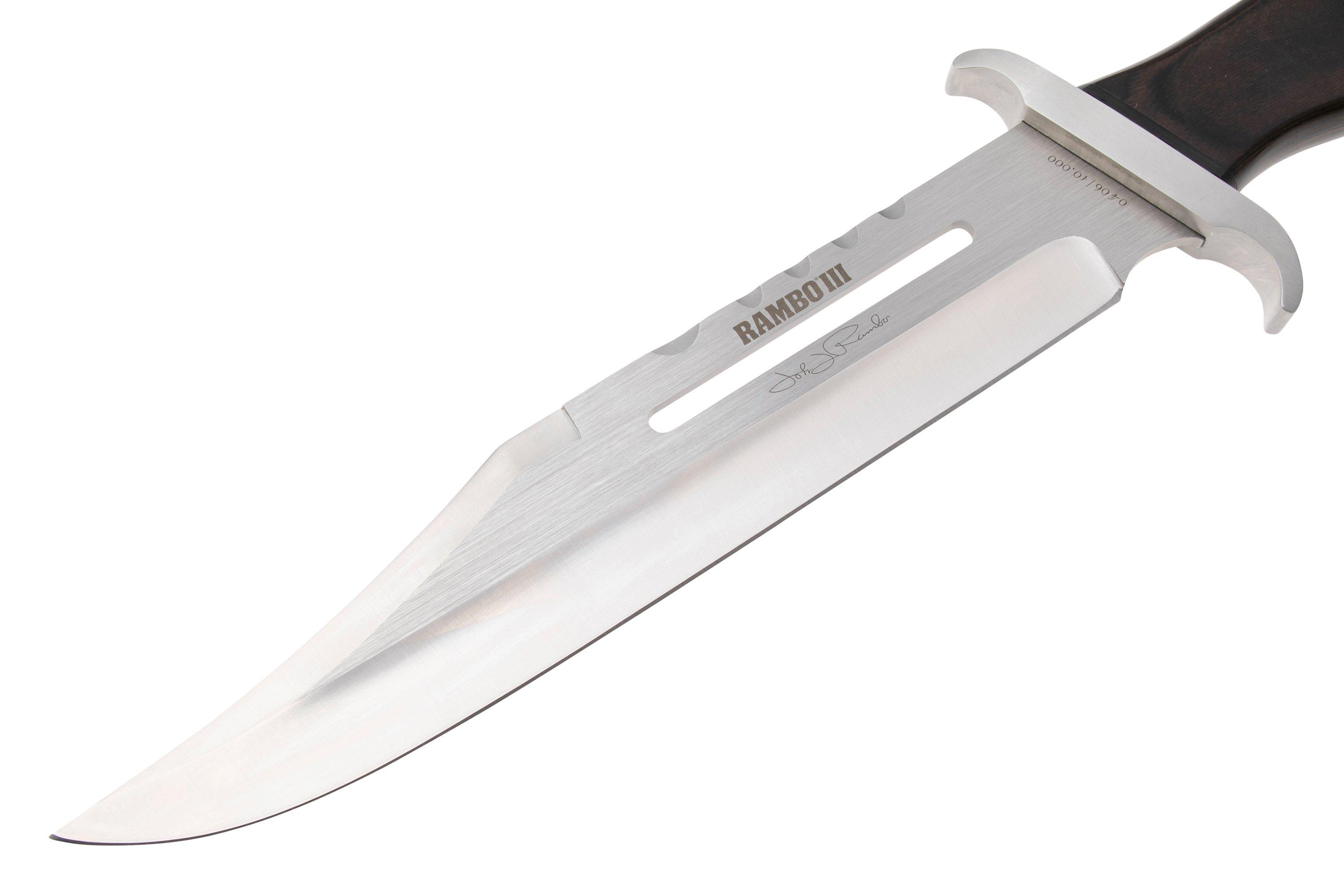 Rambo Rambo 3 9425 Signature Edition with wooden handle, cuchillo fijo ...