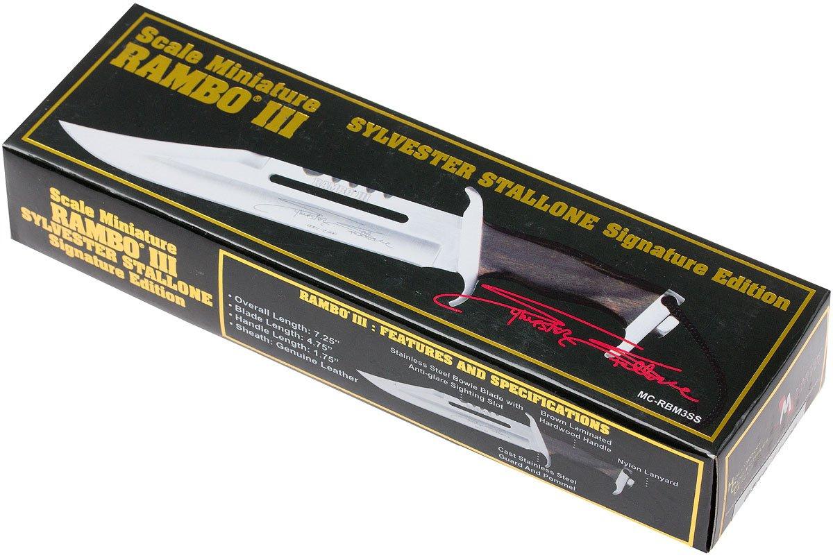 RAMBO knife Rambo 3 Signature Edition miniature knife, M3SS ...