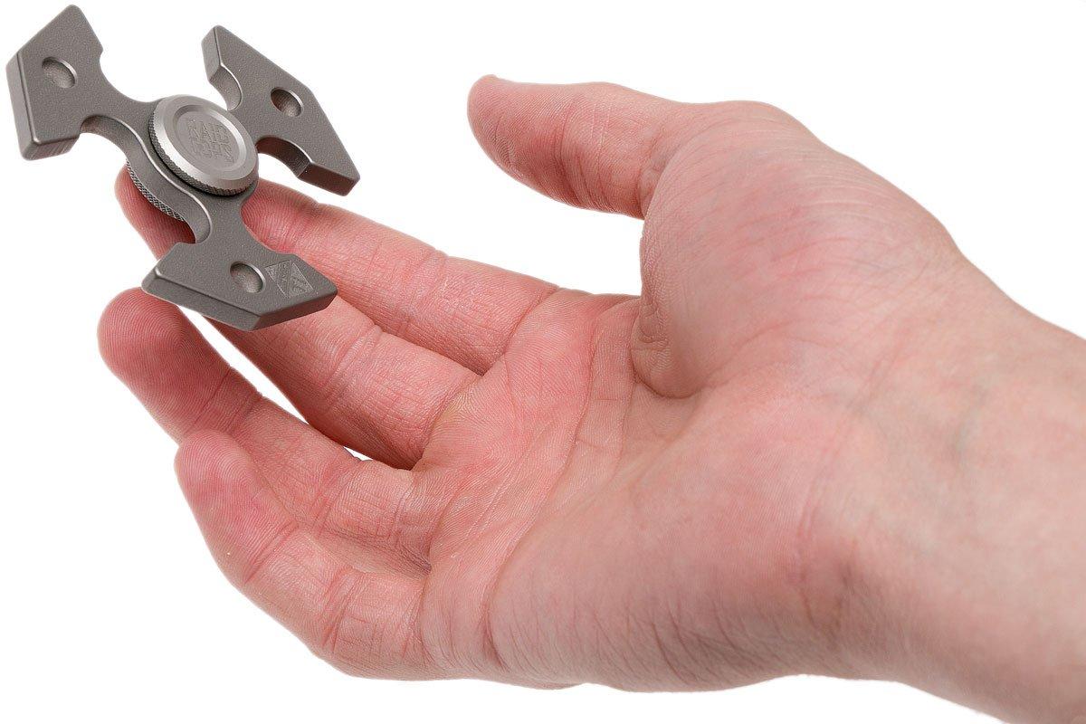 Raidops Star Fighter fidget spinner, metallic gray F030GY ...