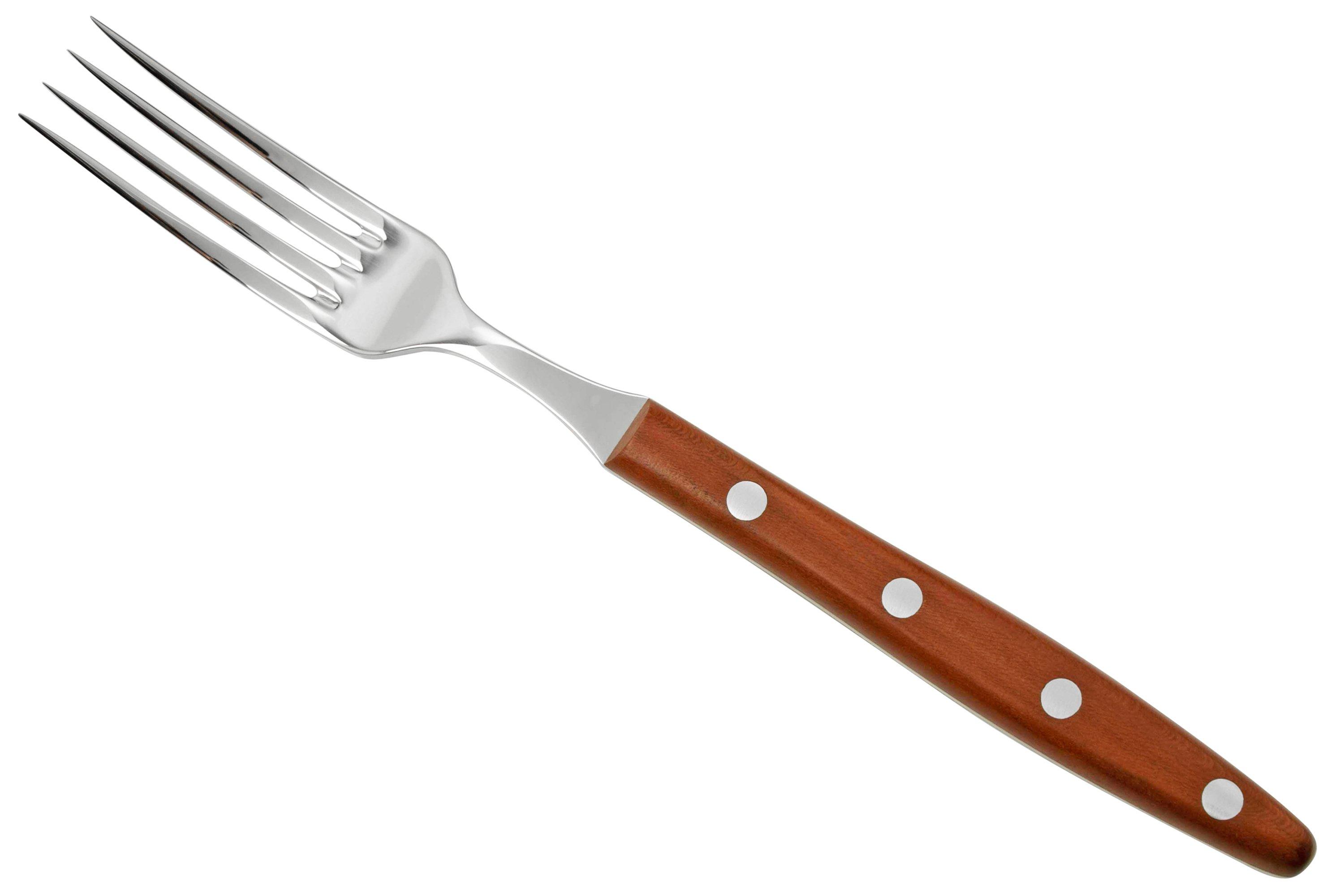 Robert Herder Fork Slim 2407000040000, 18/10 stainless steel, plum wood ...
