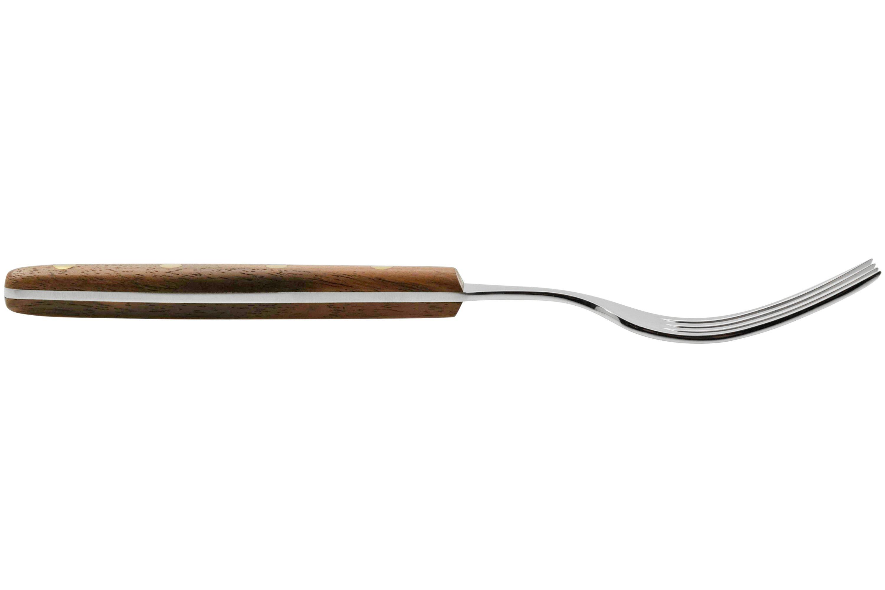 Robert Herder Fork Slim 2407000180000, 18/10 stainless steel, walnut ...