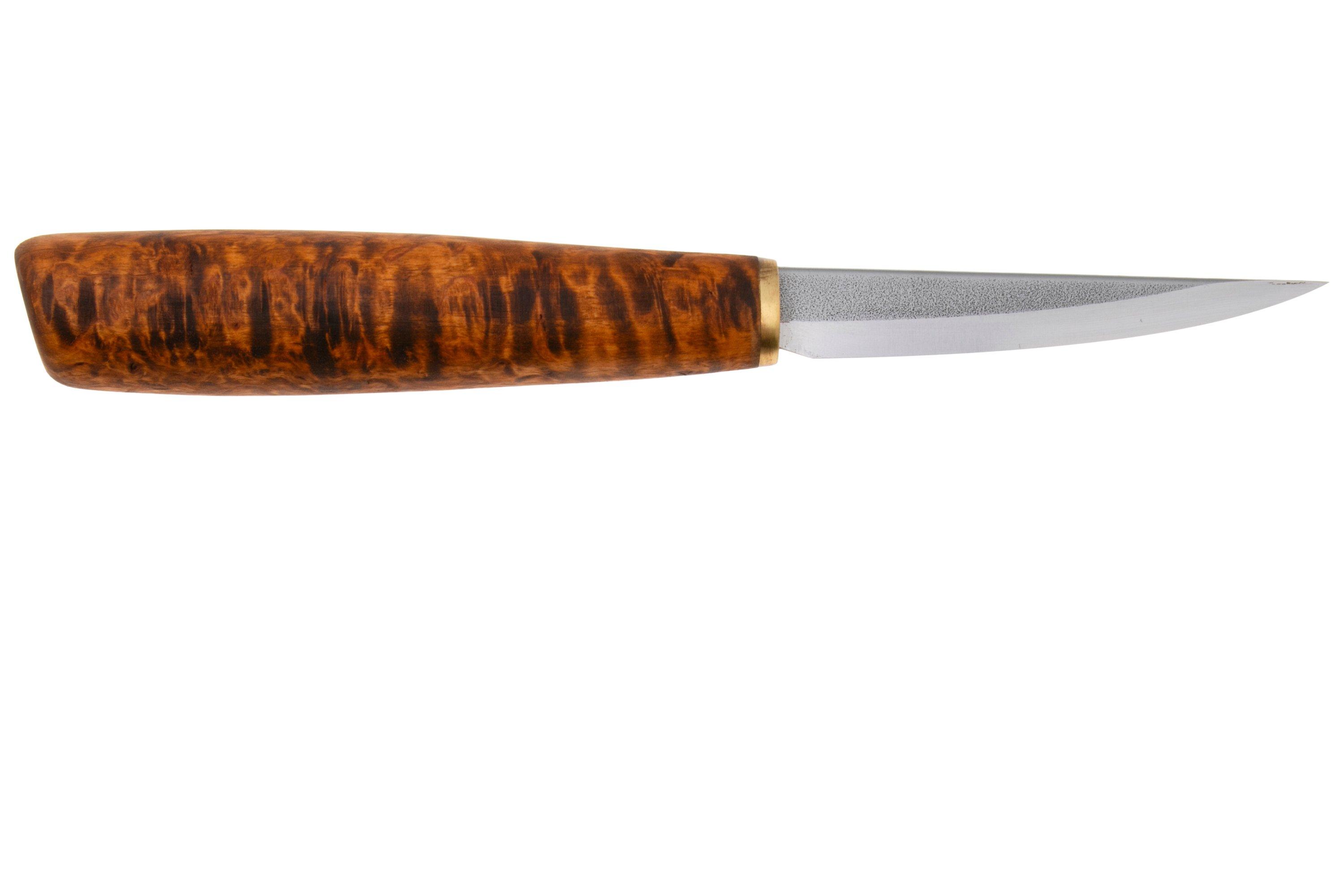 Roselli Carving knife RIR112 Carbon Steel, Curly birch, coltello da ...