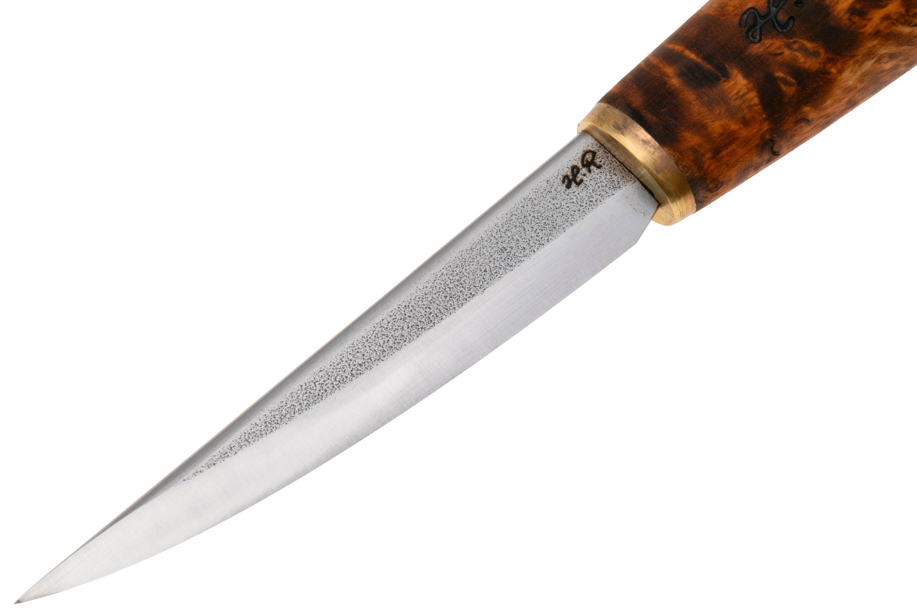 Roselli Carving knife RIR112 Carbon Steel, Curly birch, woodcarving ...