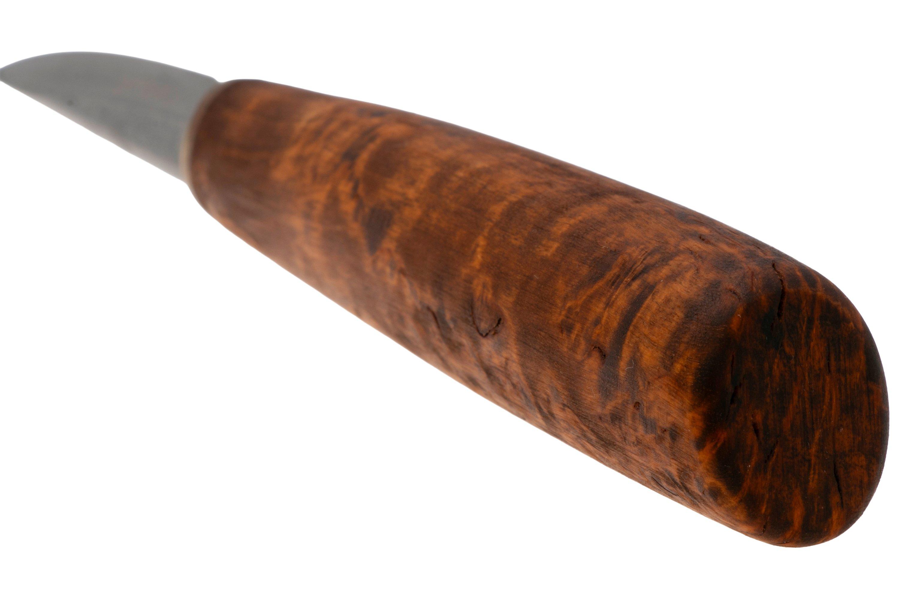 Roselli Carving Knife Short RIR113 Carbon Steel, Curly birch, faca de ...