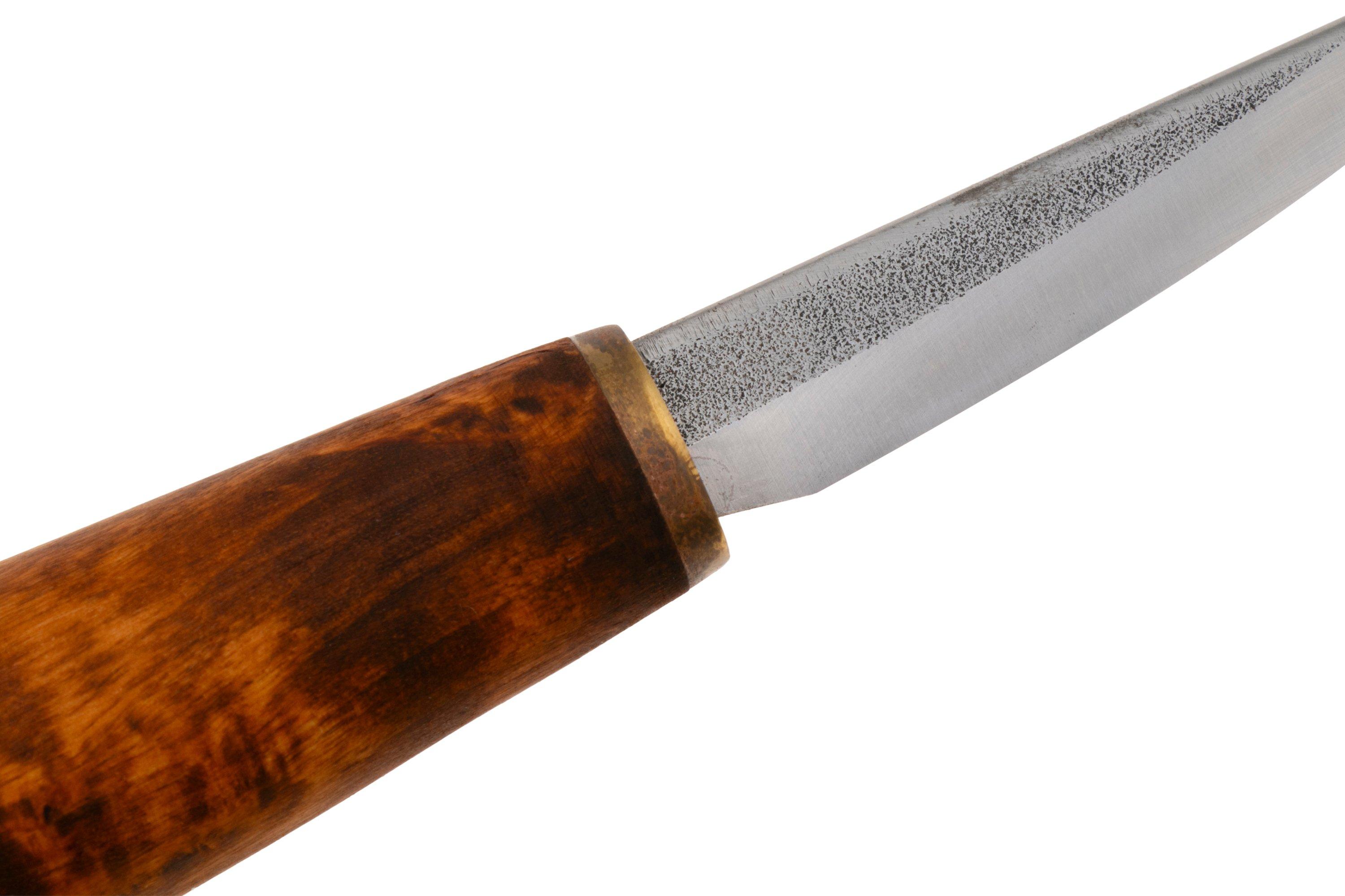 Roselli Carving Knife Short RIR113 Carbon Steel, Curly birch, coltello ...