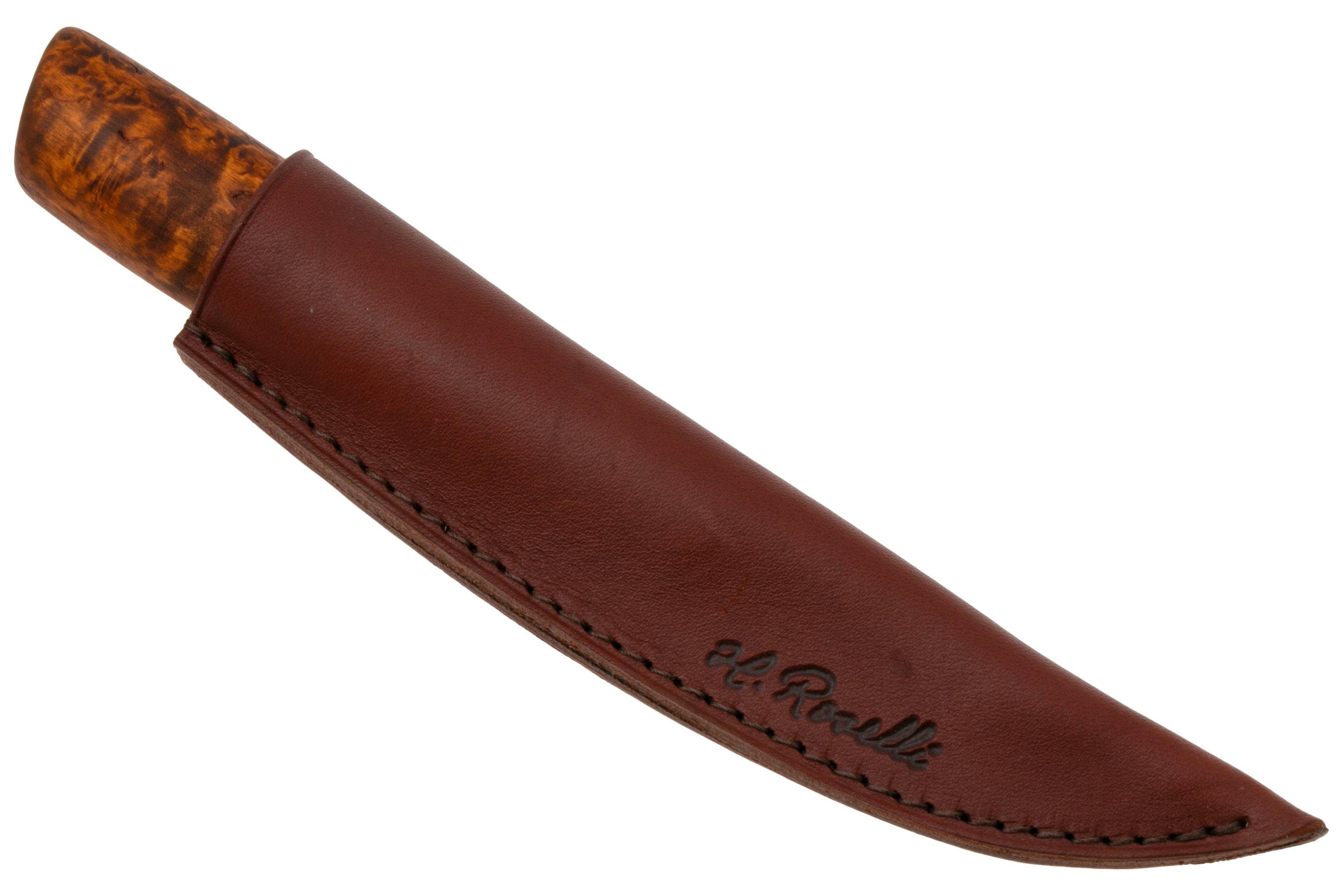 Roselli Carving Knife Short RIR113 Carbon Steel, Curly birch ...