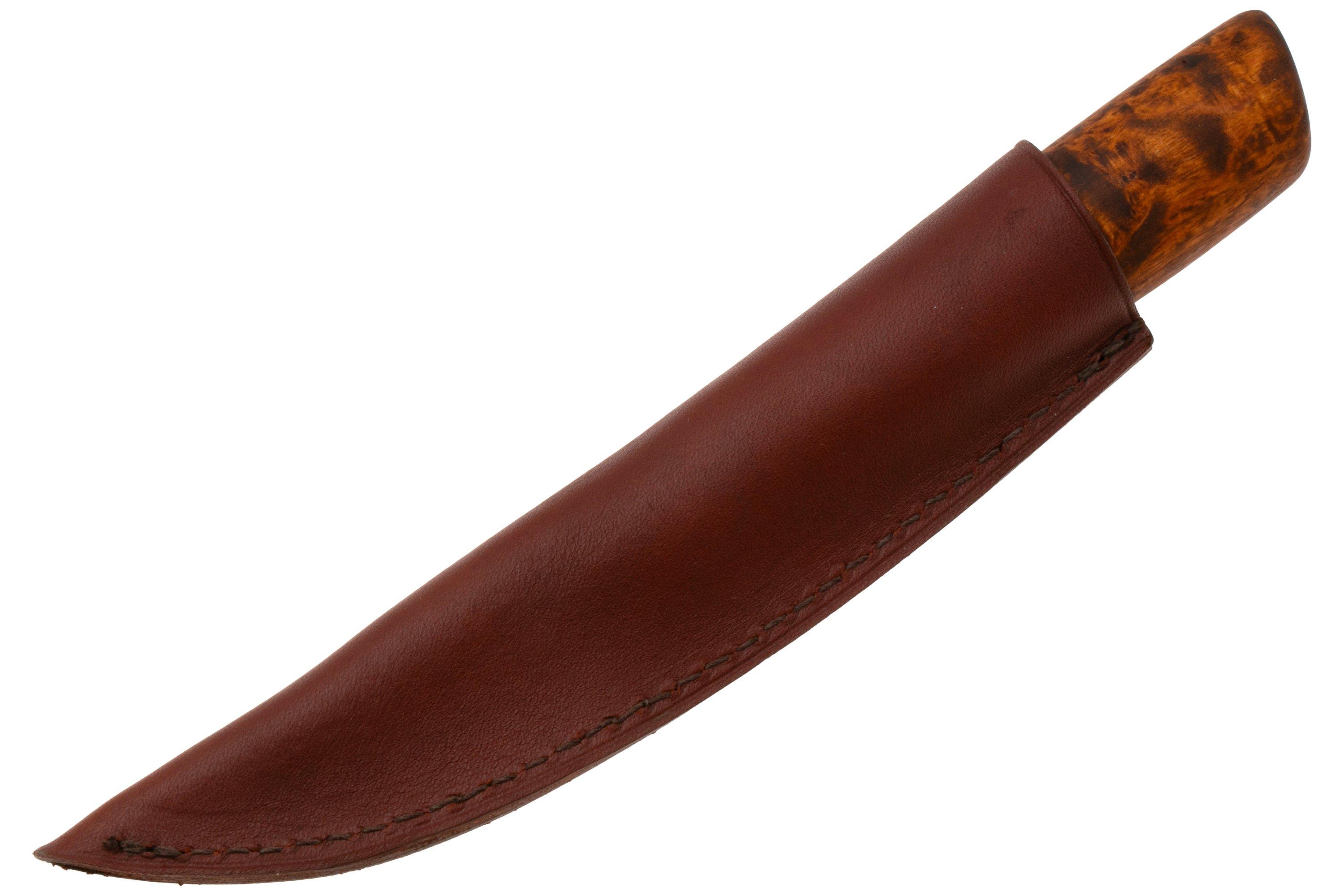 Roselli Carving Knife Short RIR113 Carbon Steel, Curly birch ...
