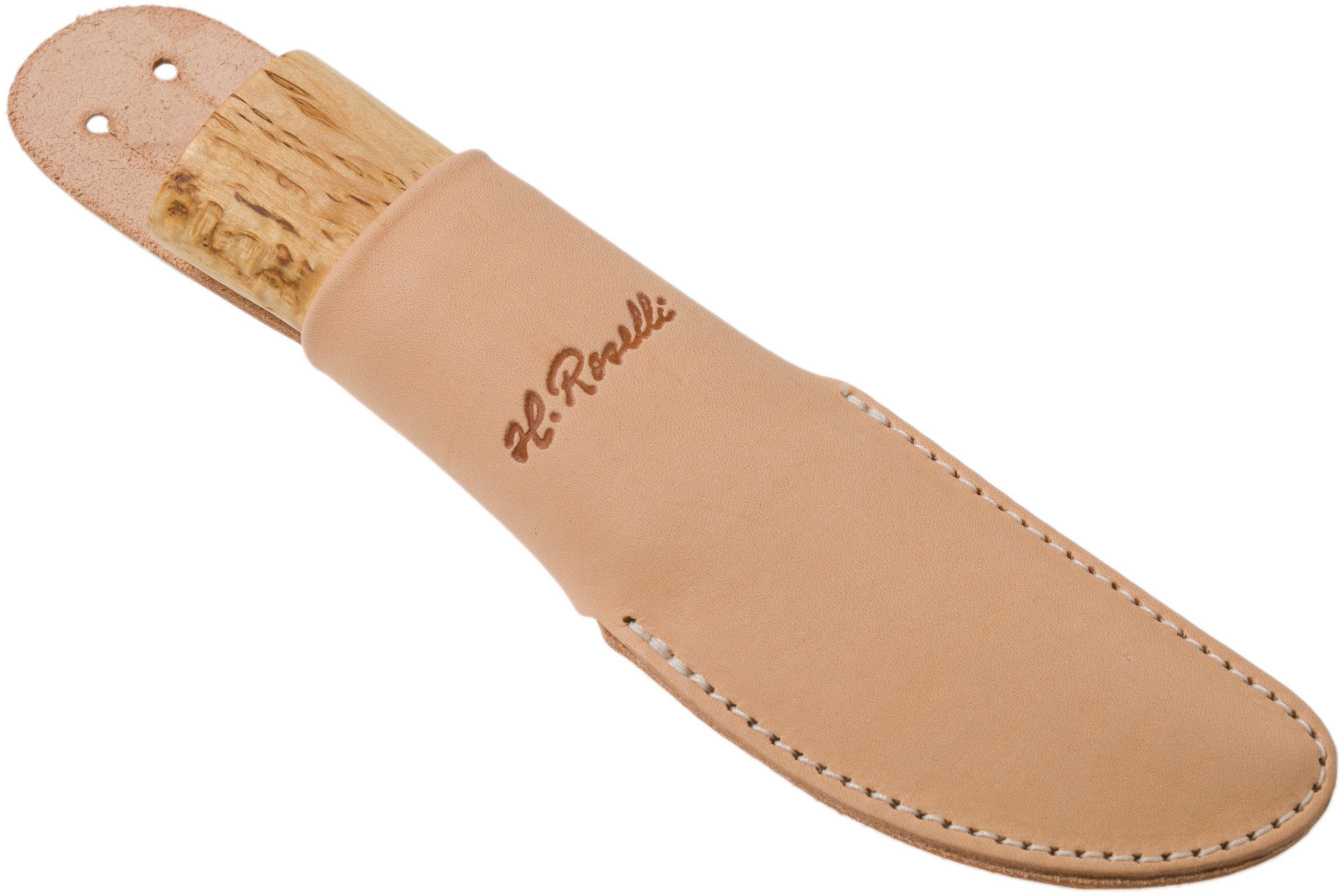 Roselli Grandfather Knife R120 leather sheath, outdoormes | Voordelig ...
