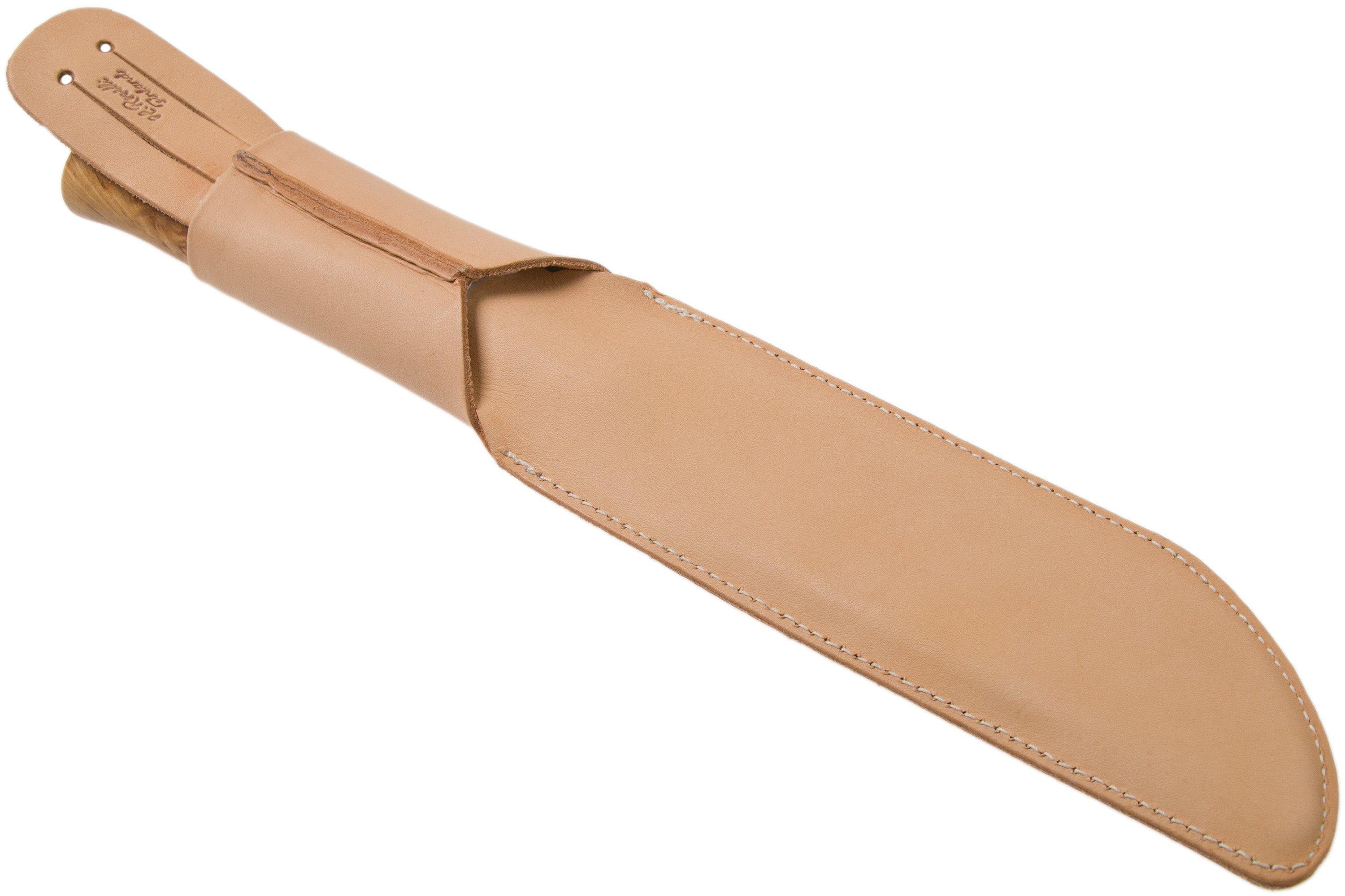 Roselli Big Leuku Knife R150 leather sheath, outdoor knife ...