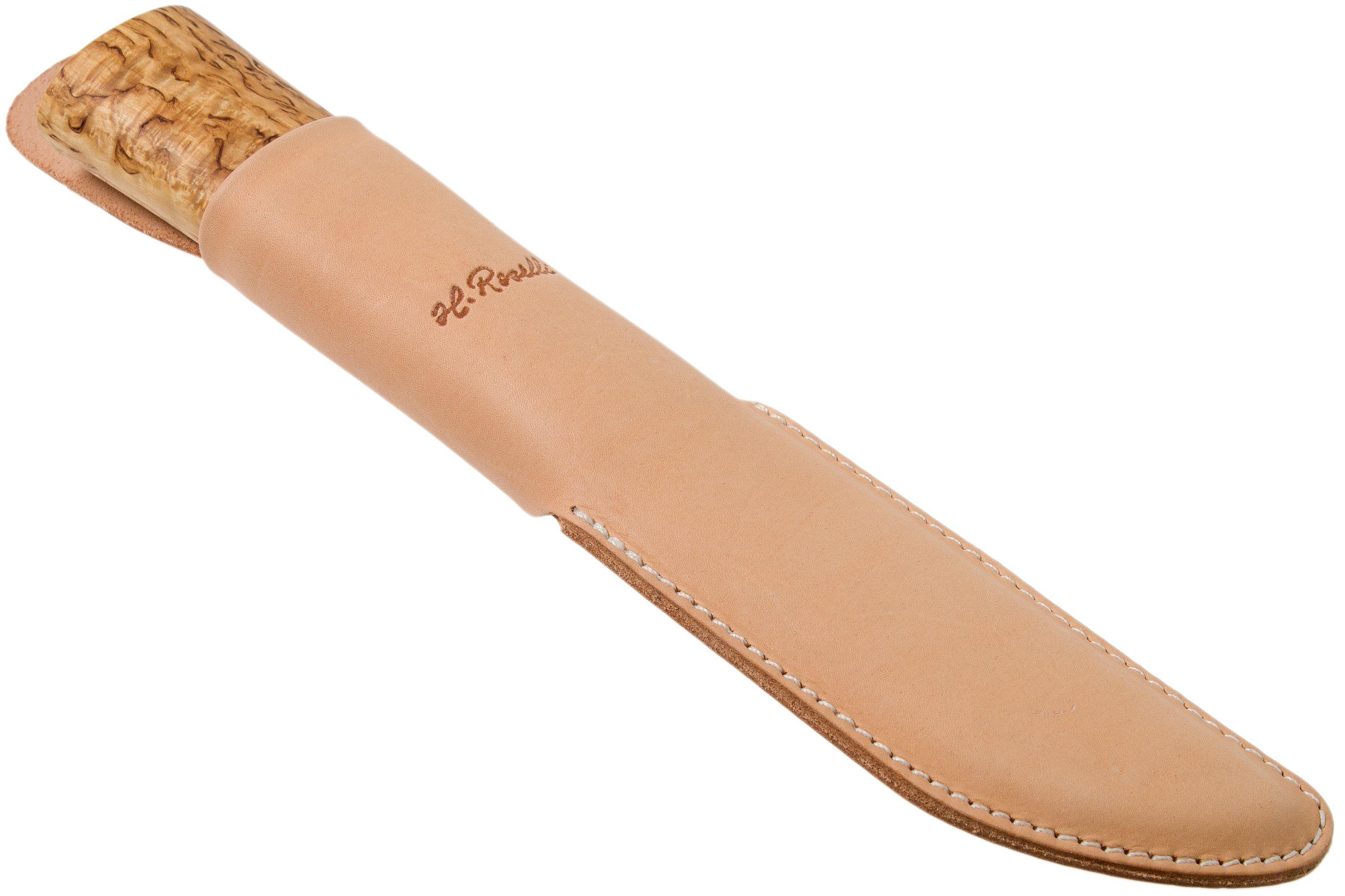 Roselli Small Leuku Knife R151 fodero in pelle, coltello outdoor | Fare ...