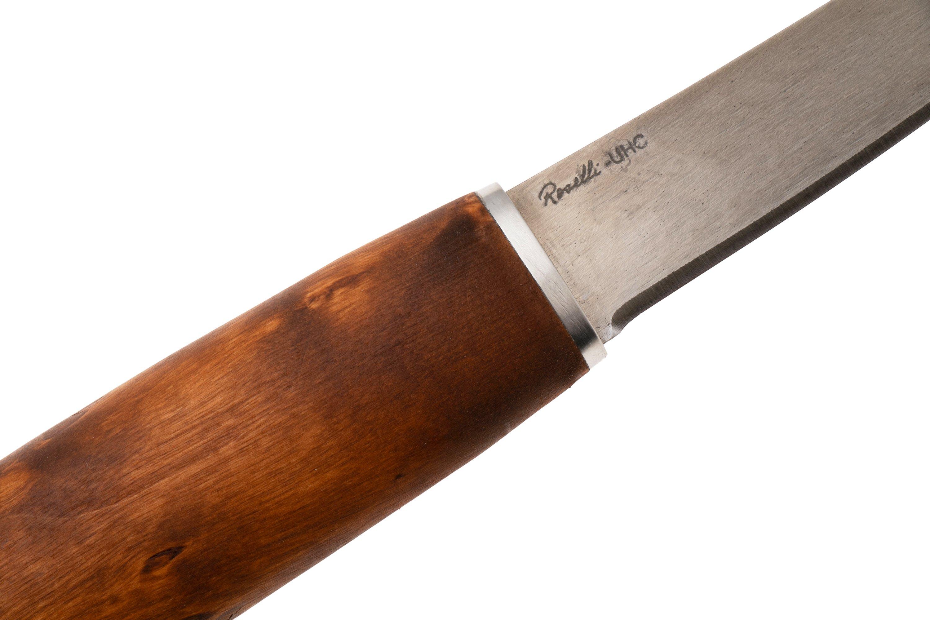 Roselli Small Fish Fillet Knife RW256 UHC, Stained Curly Birch ...