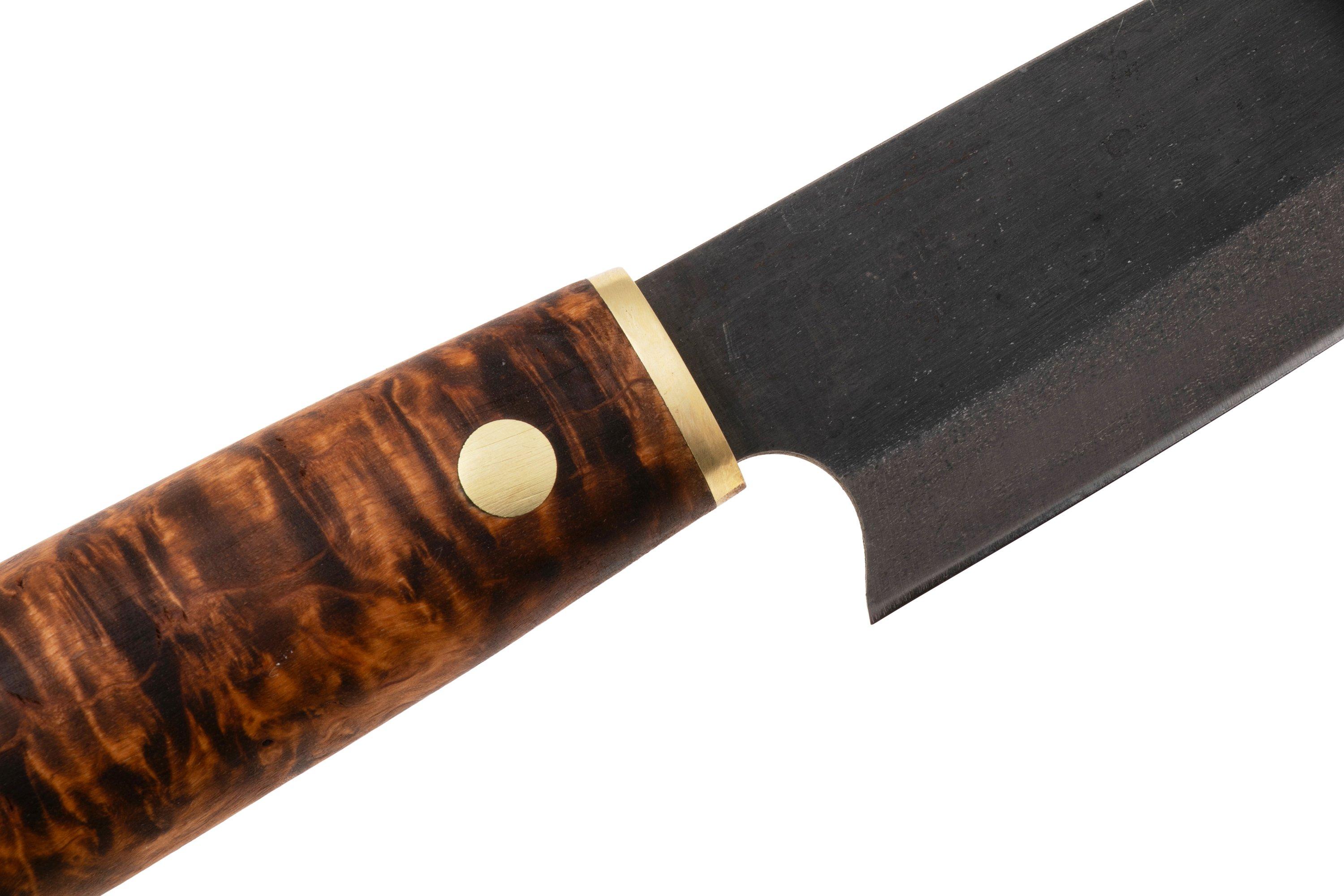 Roselli Allround Knife RW750D UHC, Stained Curly Birch, utility knife ...