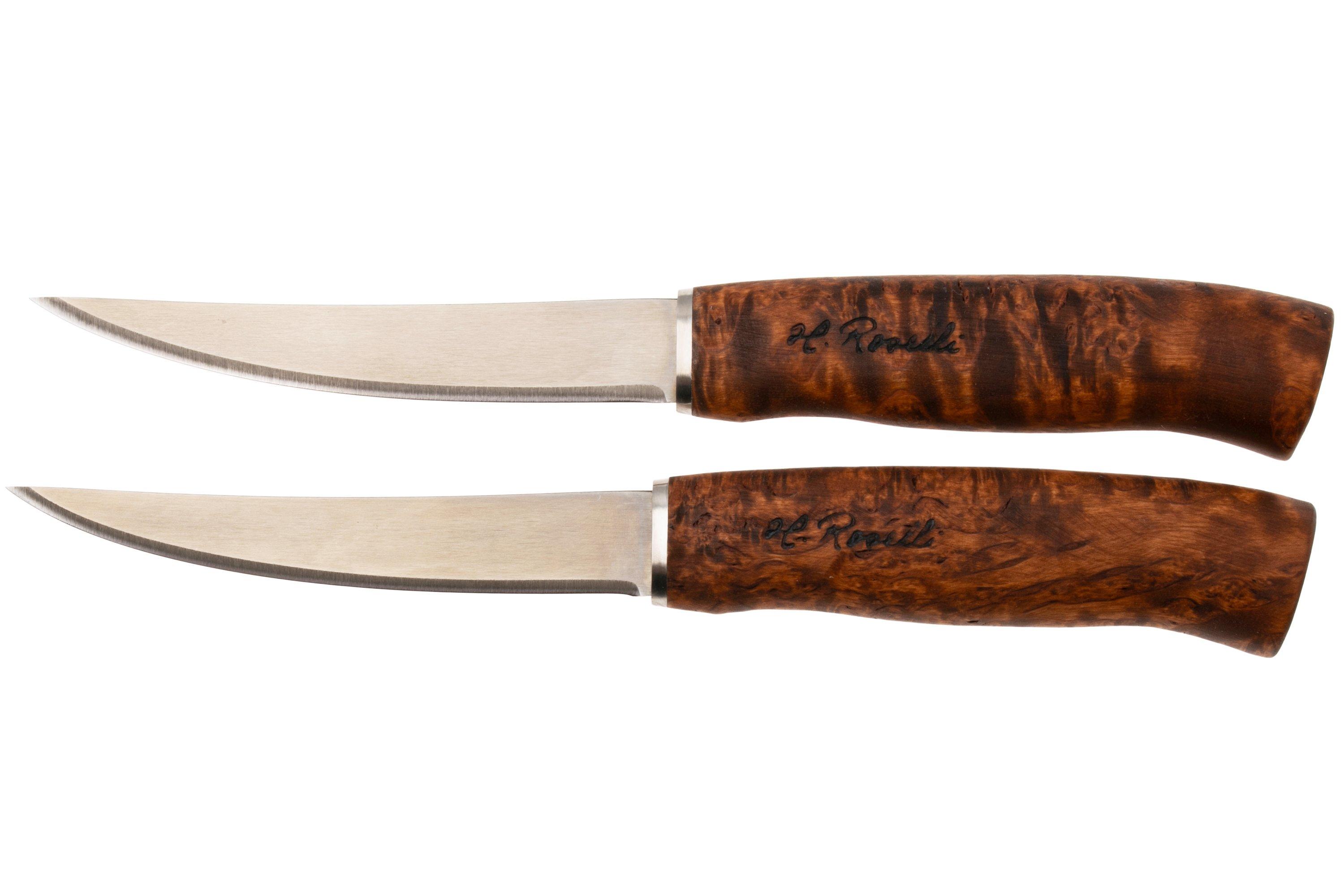 Roselli Steak Knife Set RW791 UHC, Stained Curly Birch, 2-delige ...