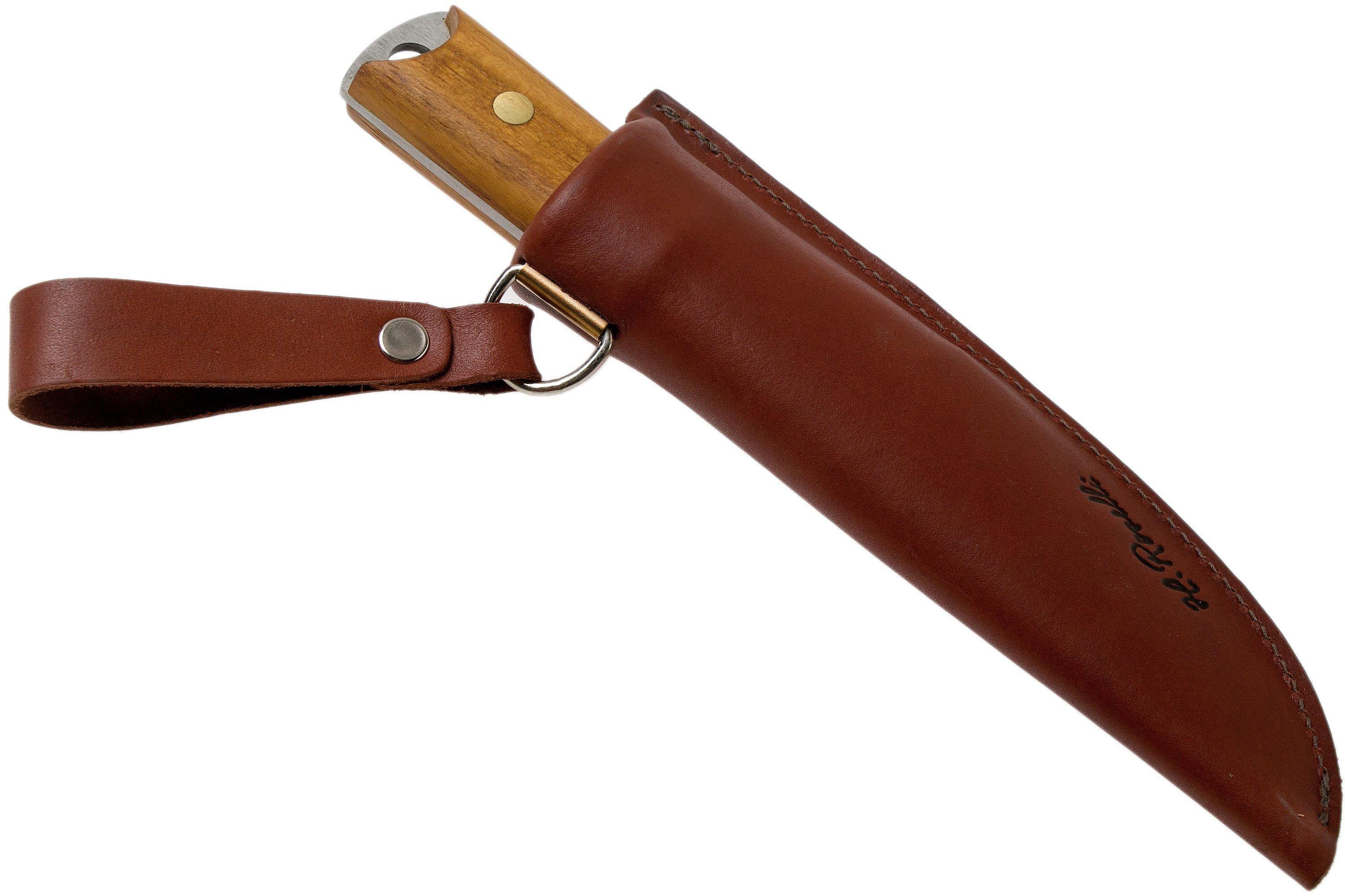Roselli Big Heimo 4” Knife UHC RW40 leather sheath, outdoormes ...