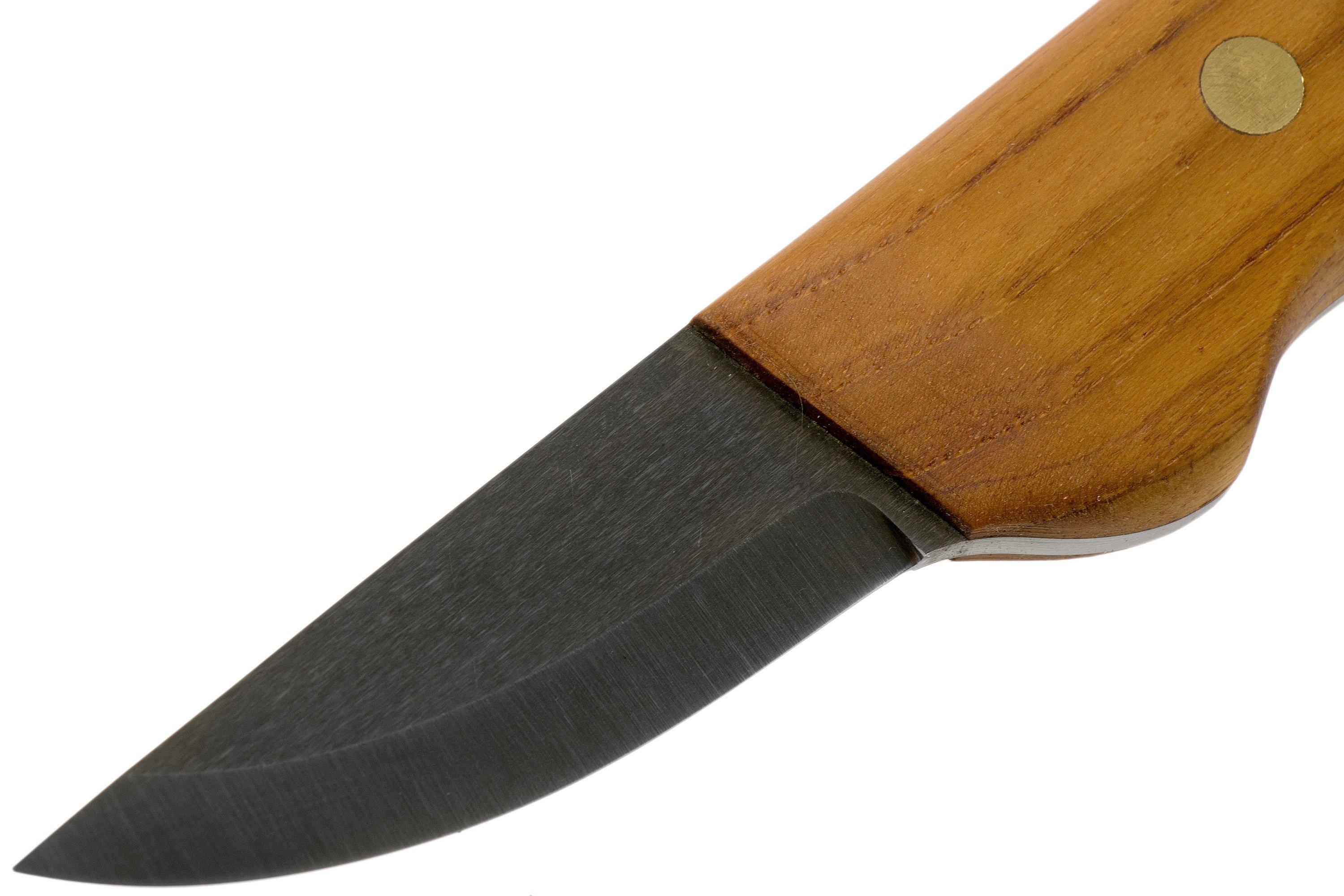 Roselli Small Heimo 3” Knife UHC RW41 leather sheath, outdoormes ...