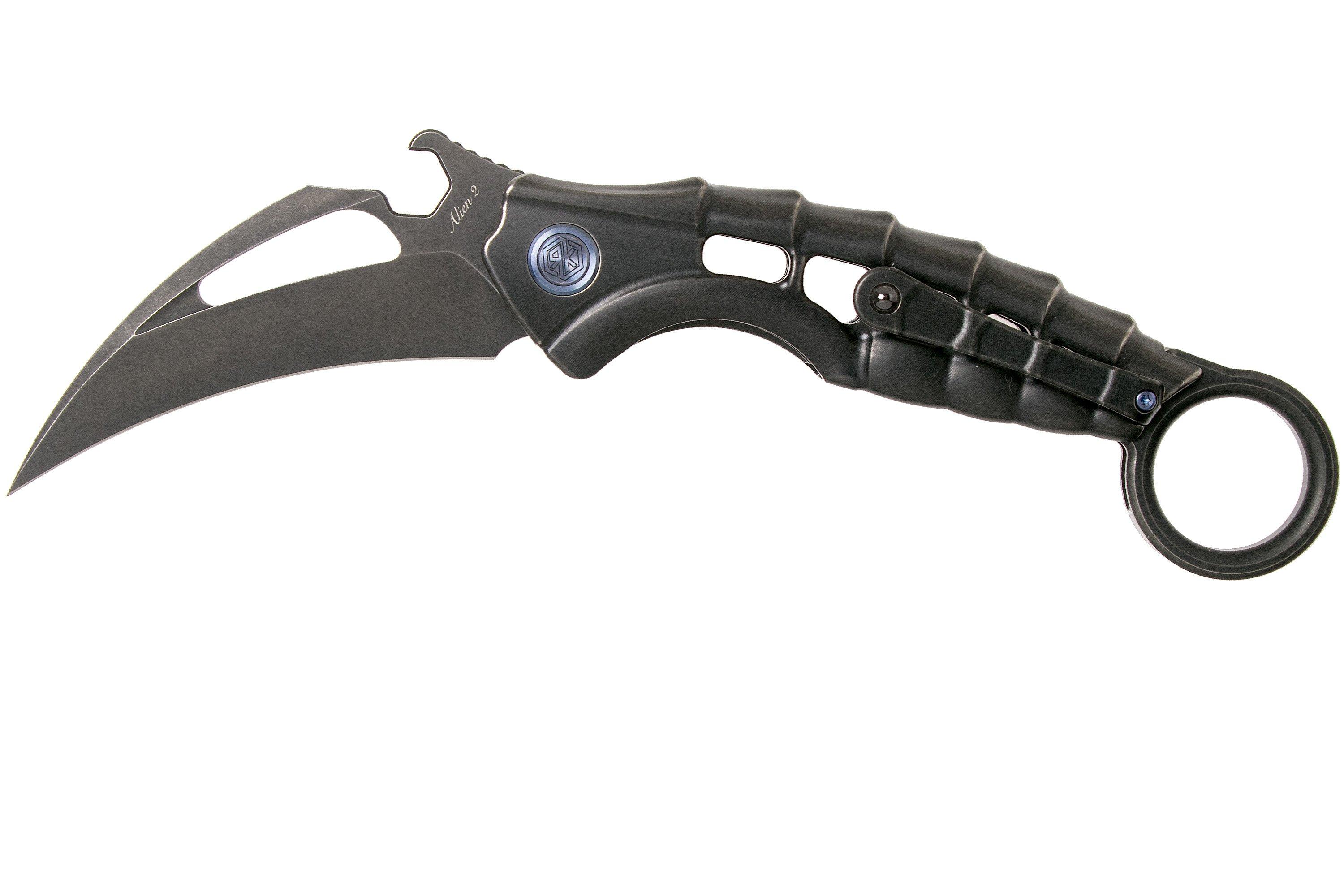 Rike Alien 2 Black karambit pocket knife | Advantageously shopping at ...