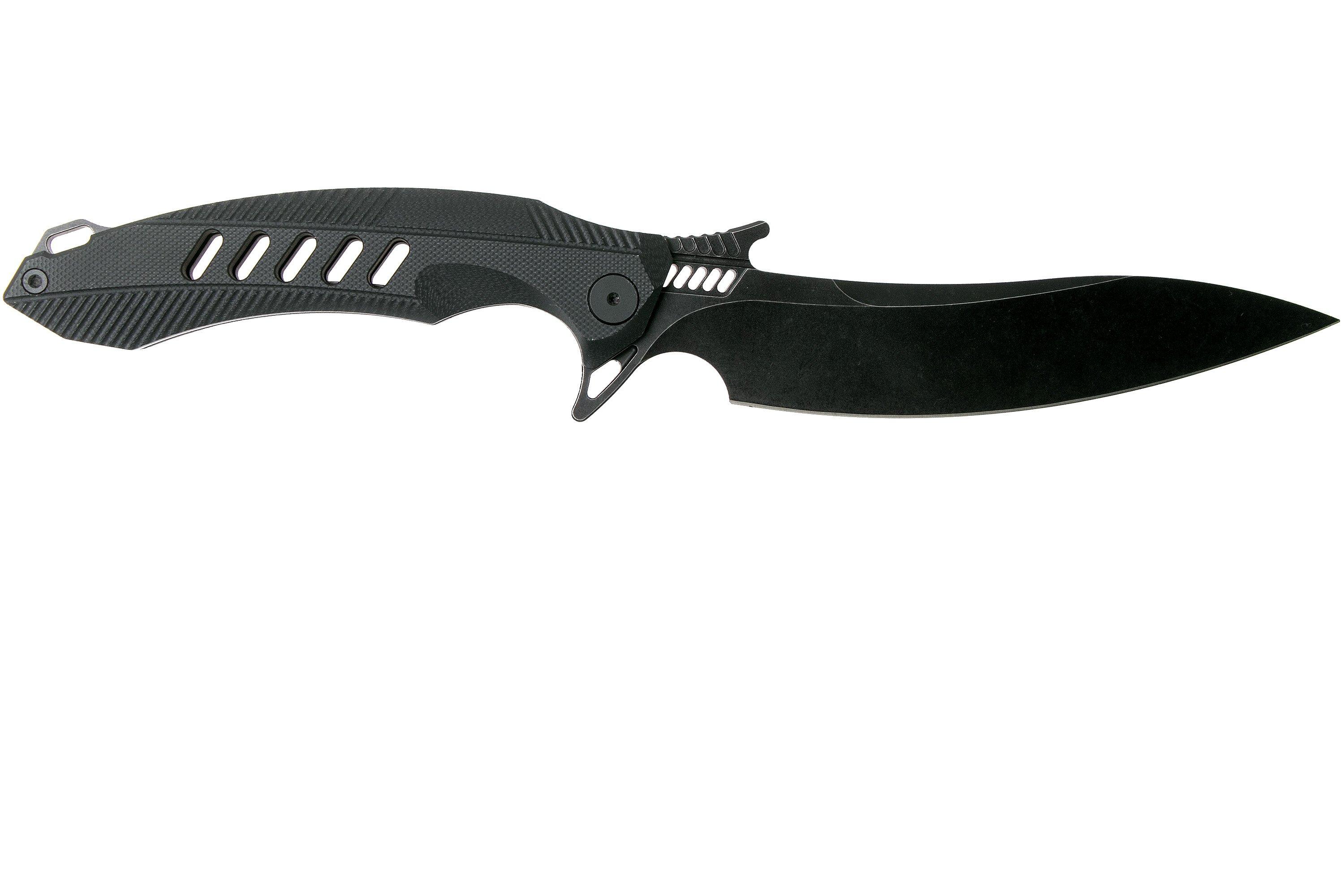 Rike F1 Black Stonewash fixed knife F1-BSW | Advantageously shopping at ...