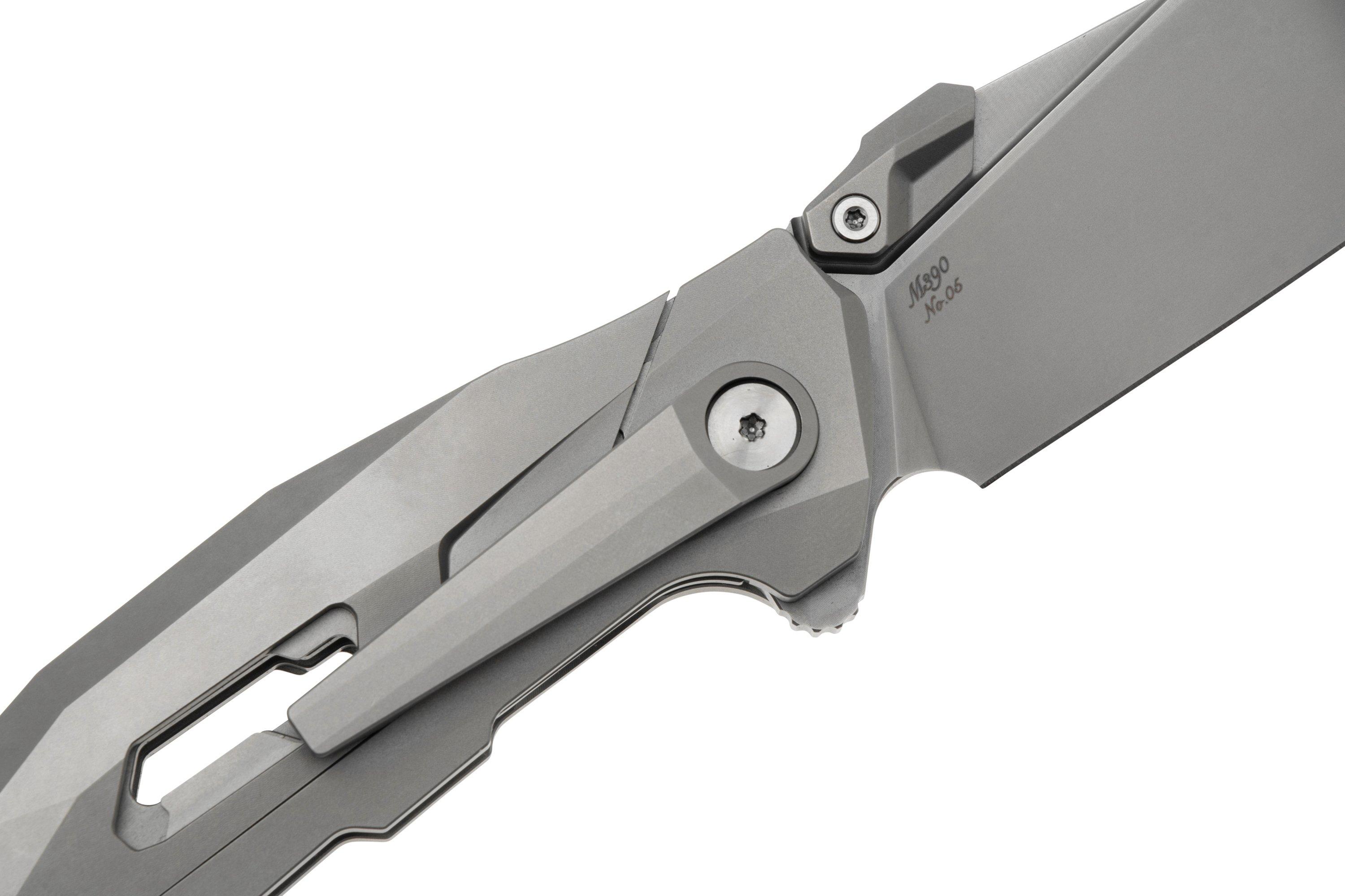 Rike Knife Shadow-S, M390, Titanium, zakmes | Voordelig kopen bij ...