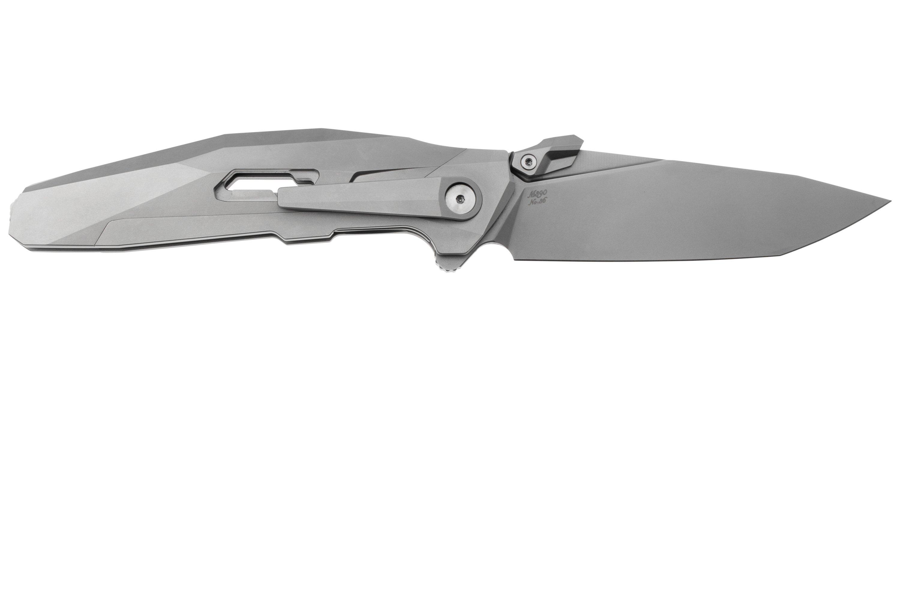 Rike Knife Shadow-T, M390, Titanium, zakmes | Voordelig kopen bij ...
