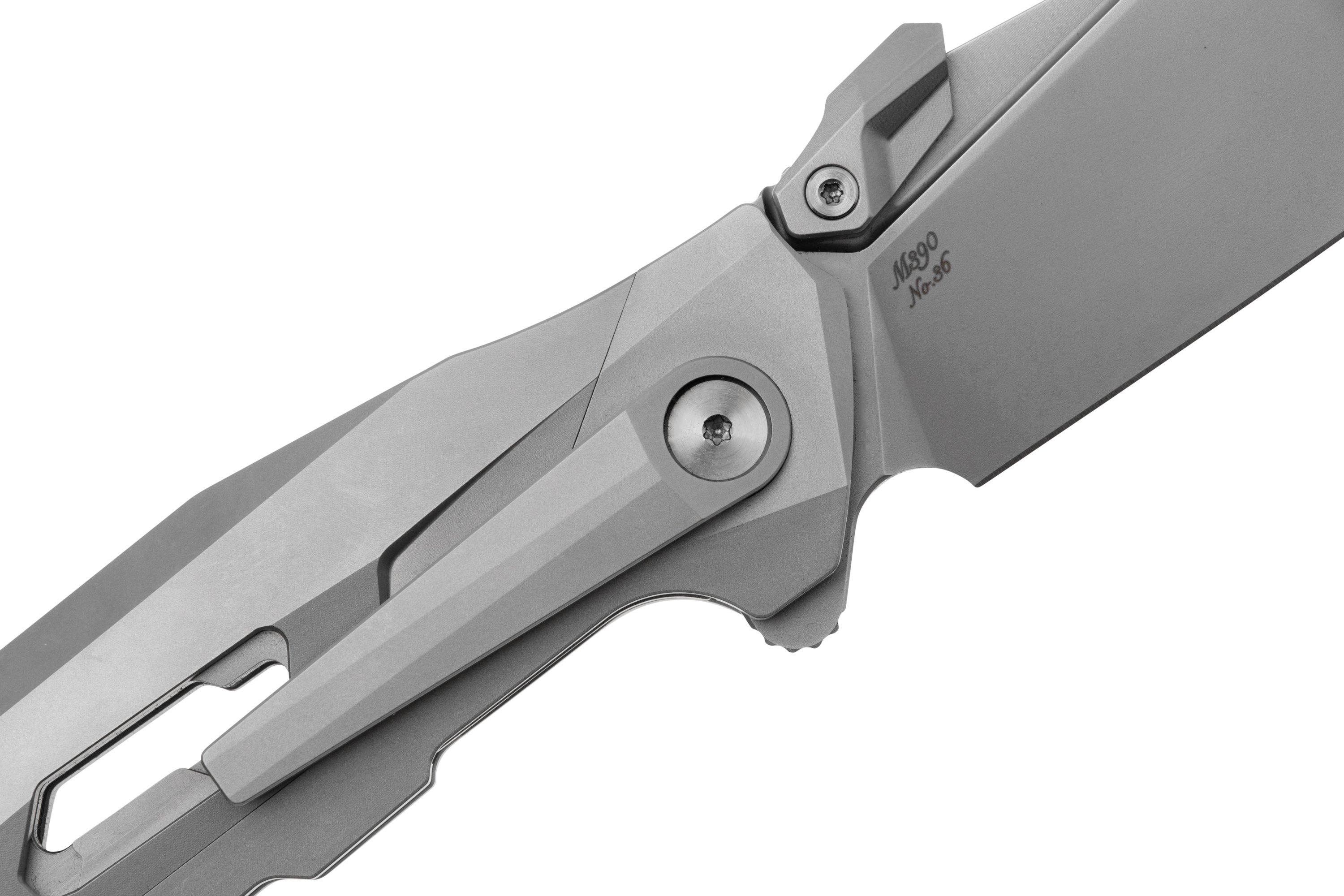 Rike Knife Shadow-T, M390, Titanium, zakmes | Voordelig kopen bij ...