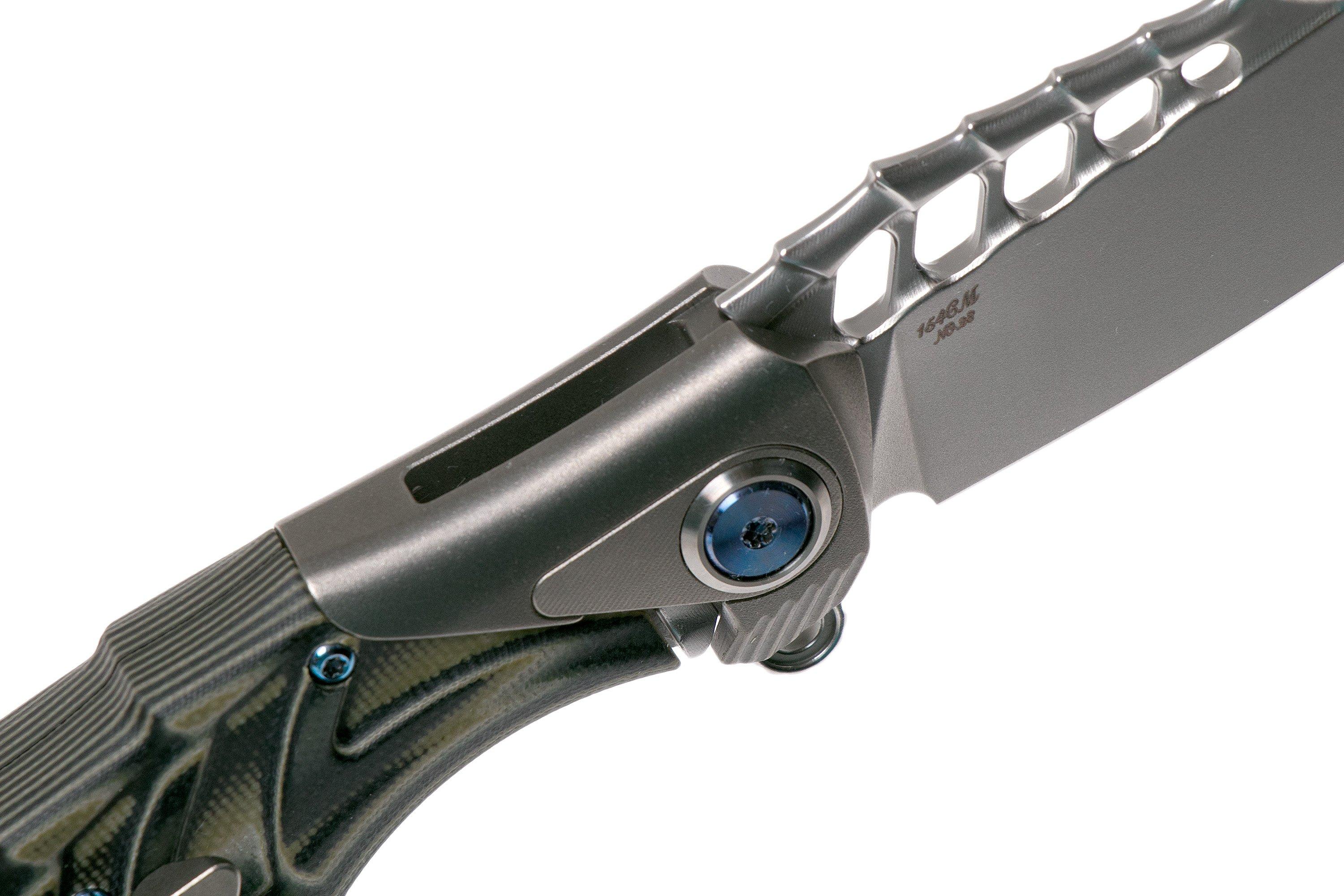 Rike Thor 7 Black Green G10 pocket knife | Advantageously shopping at ...