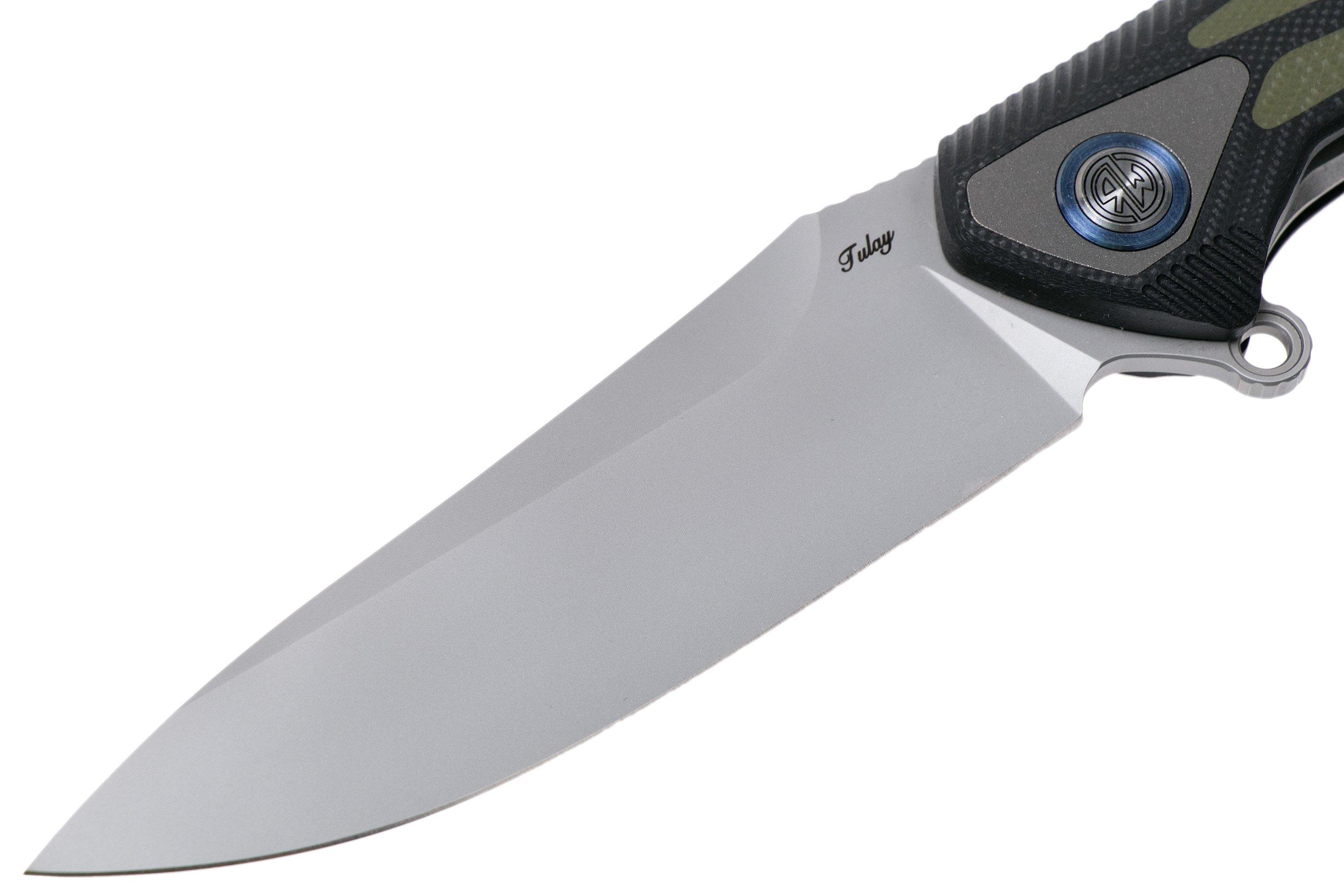 Rike Knife Tulay Black-Green pocket knife | Advantageously shopping at ...