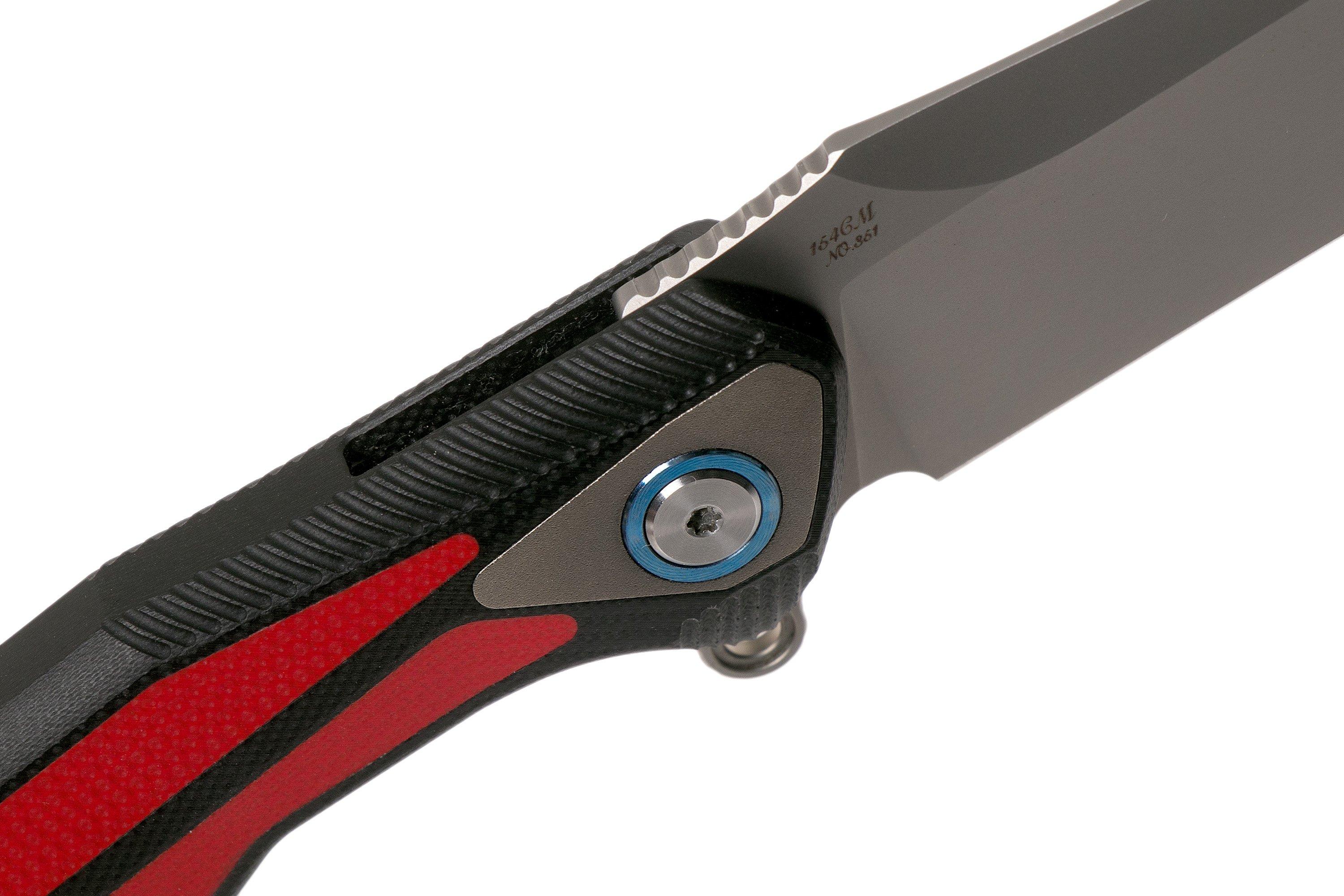 Rike Knife Tulay Black-Red navaja | Compras con ventajas en ...