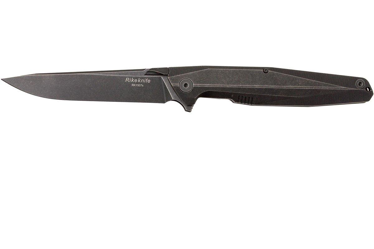 Rike Knife 1507S-BW Kwaiken pocket knife, Blackwashed | Advantageously ...