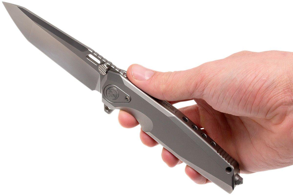 Rike Thor 2-SW CTS-204P Tanto integral pocket knife, Stonewashed ...