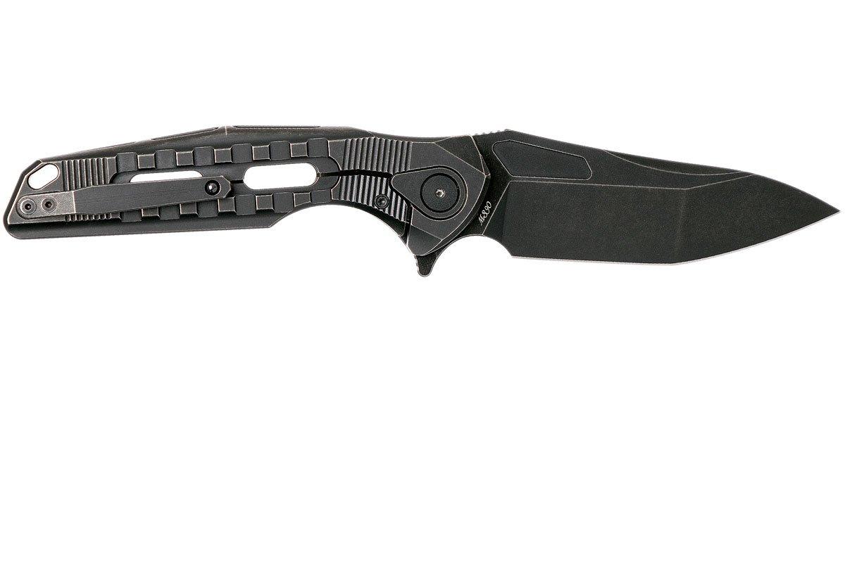 Rike Thor 3 Black M390 integral frame tanto, pocket knife ...