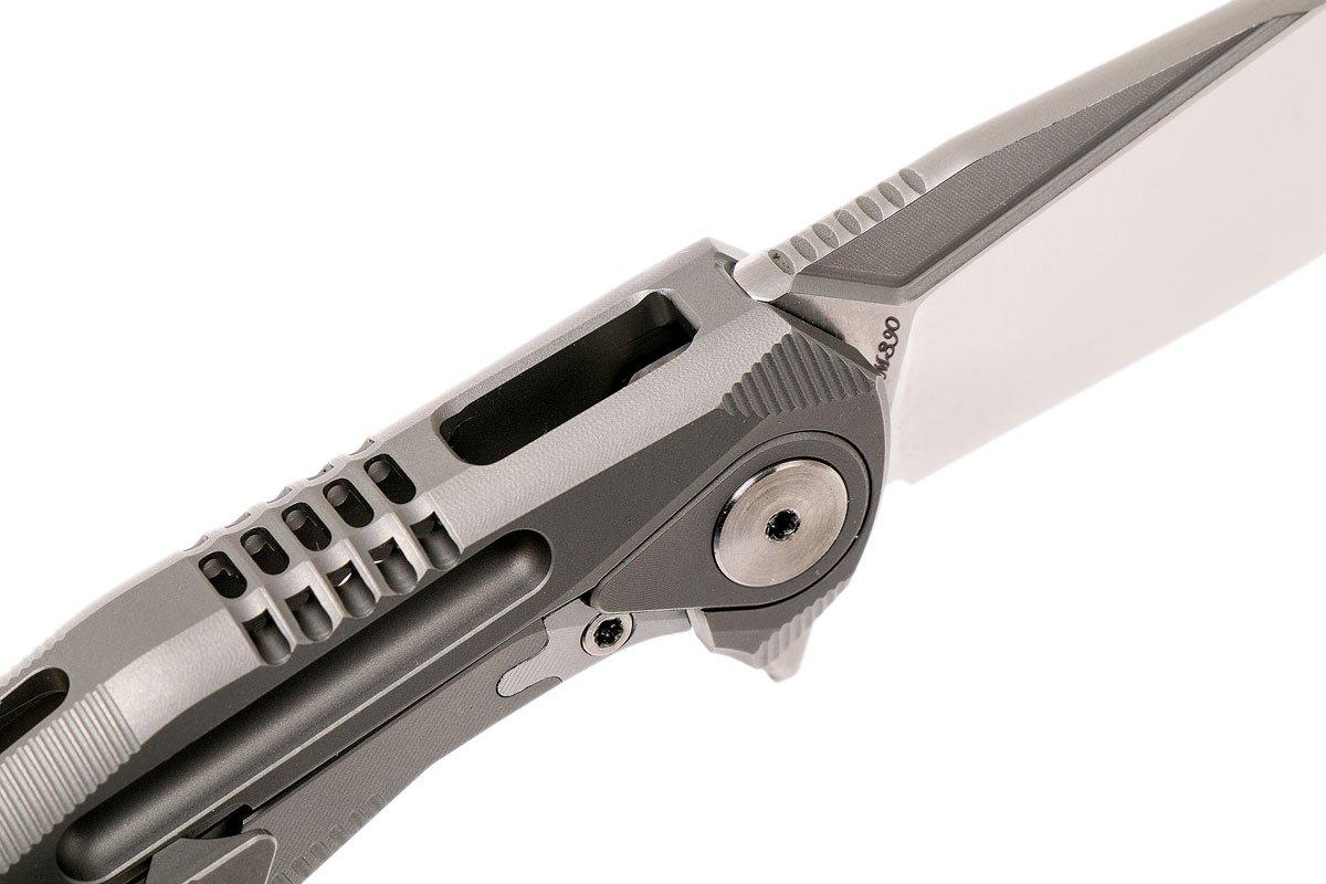 Rike Thor4s Stonewash M390 integral frame pocket knife | Advantageously ...