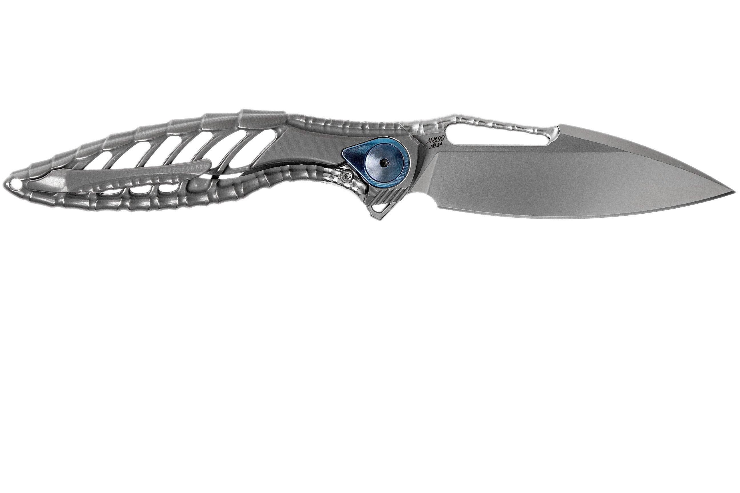 Rike Thor 6 Dark Grey Titanium, integral pocket knife | Advantageously ...