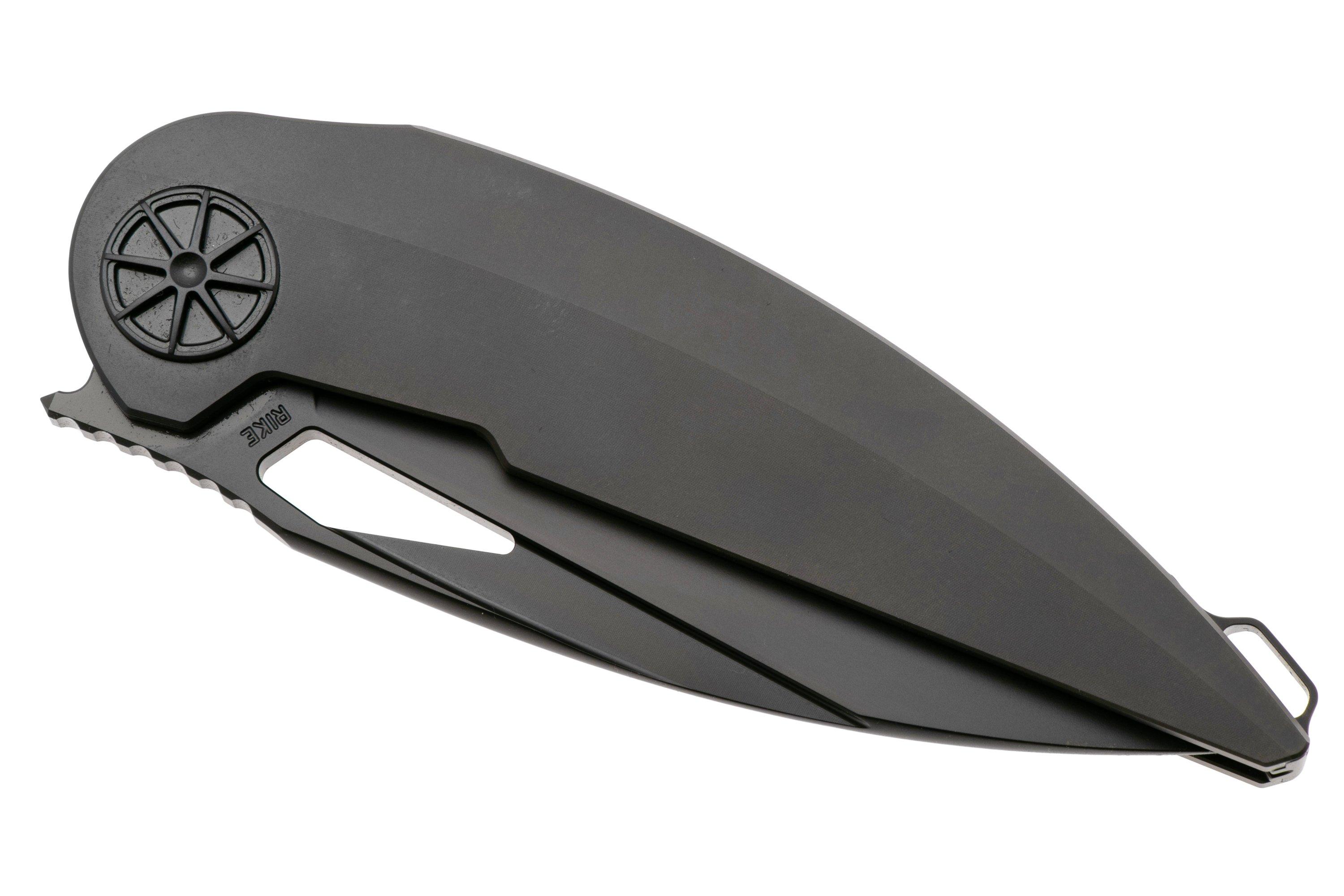 Rike Knife Tissot 2 DLC Böhler M390, DLC Titanium, pocket knife ...