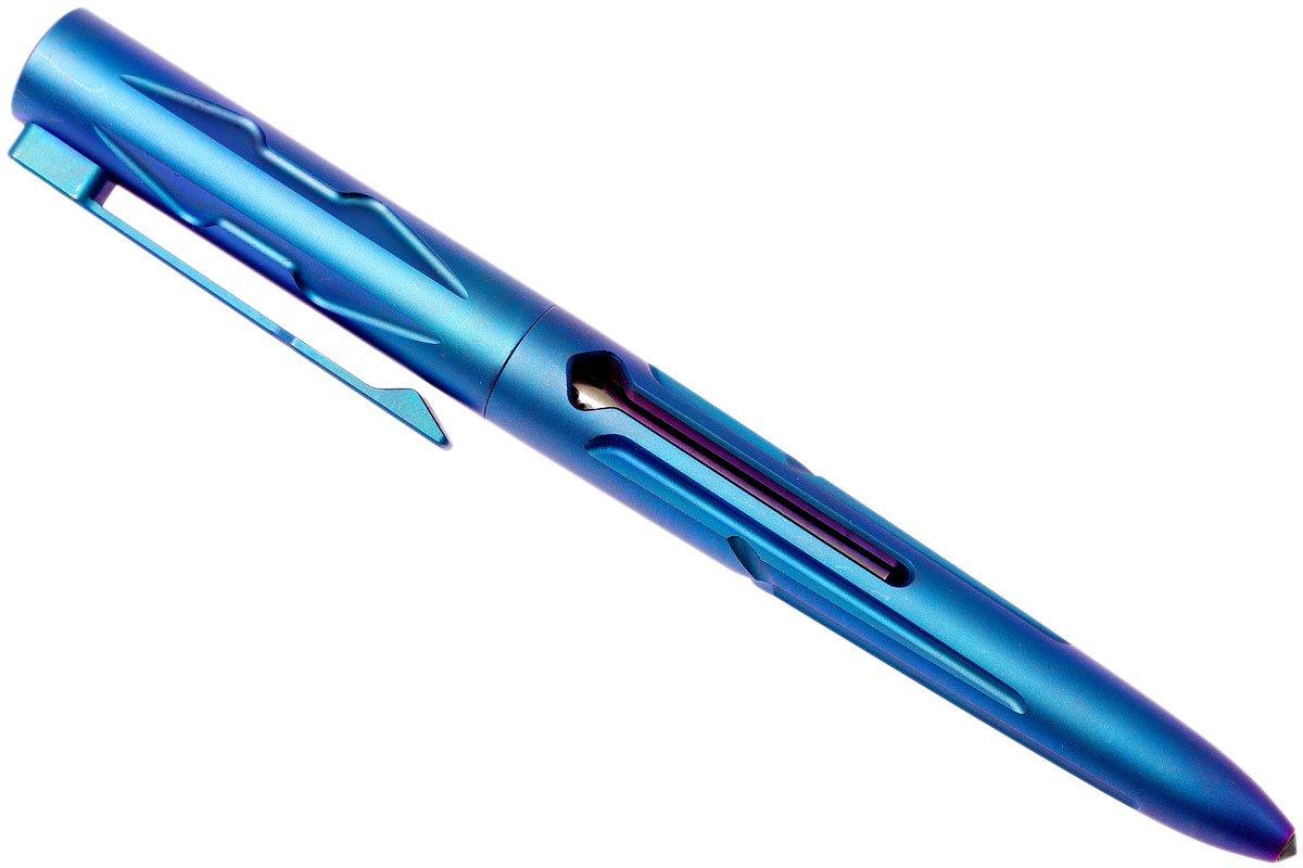 Rike Knife titanium tactical pen, blue | Advantageously shopping at ...
