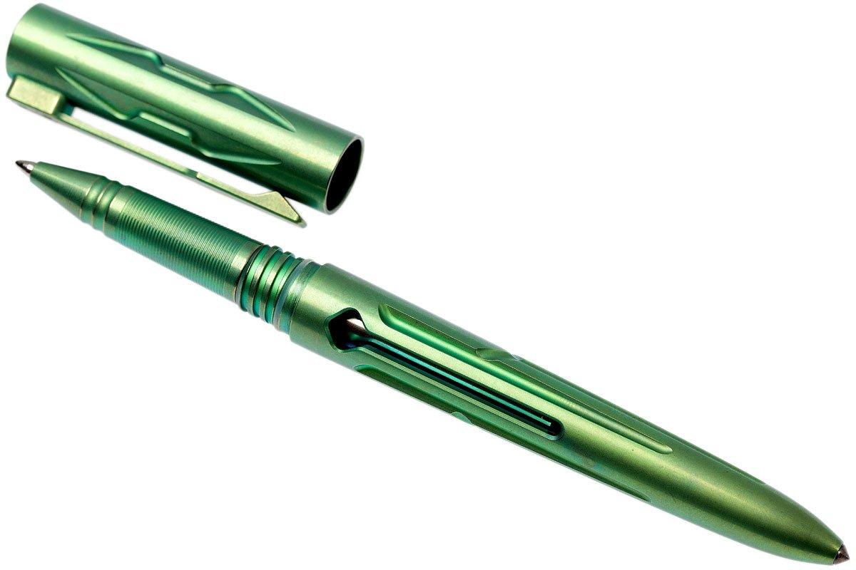Rike Knife titanium tactical pen, green | Advantageously shopping at ...