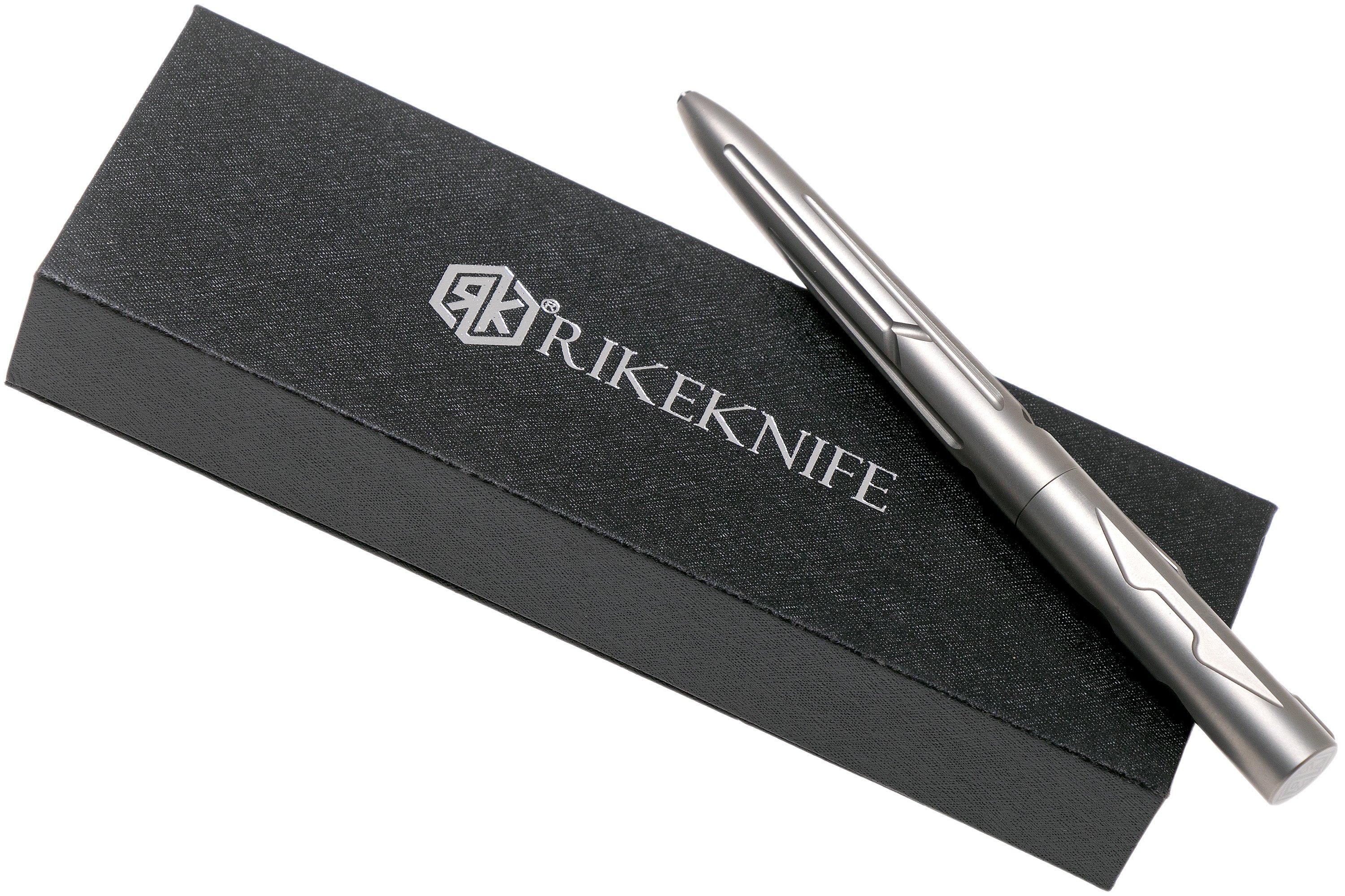 Rike Knife titanium tactical pen, stonewash | Advantageously shopping ...