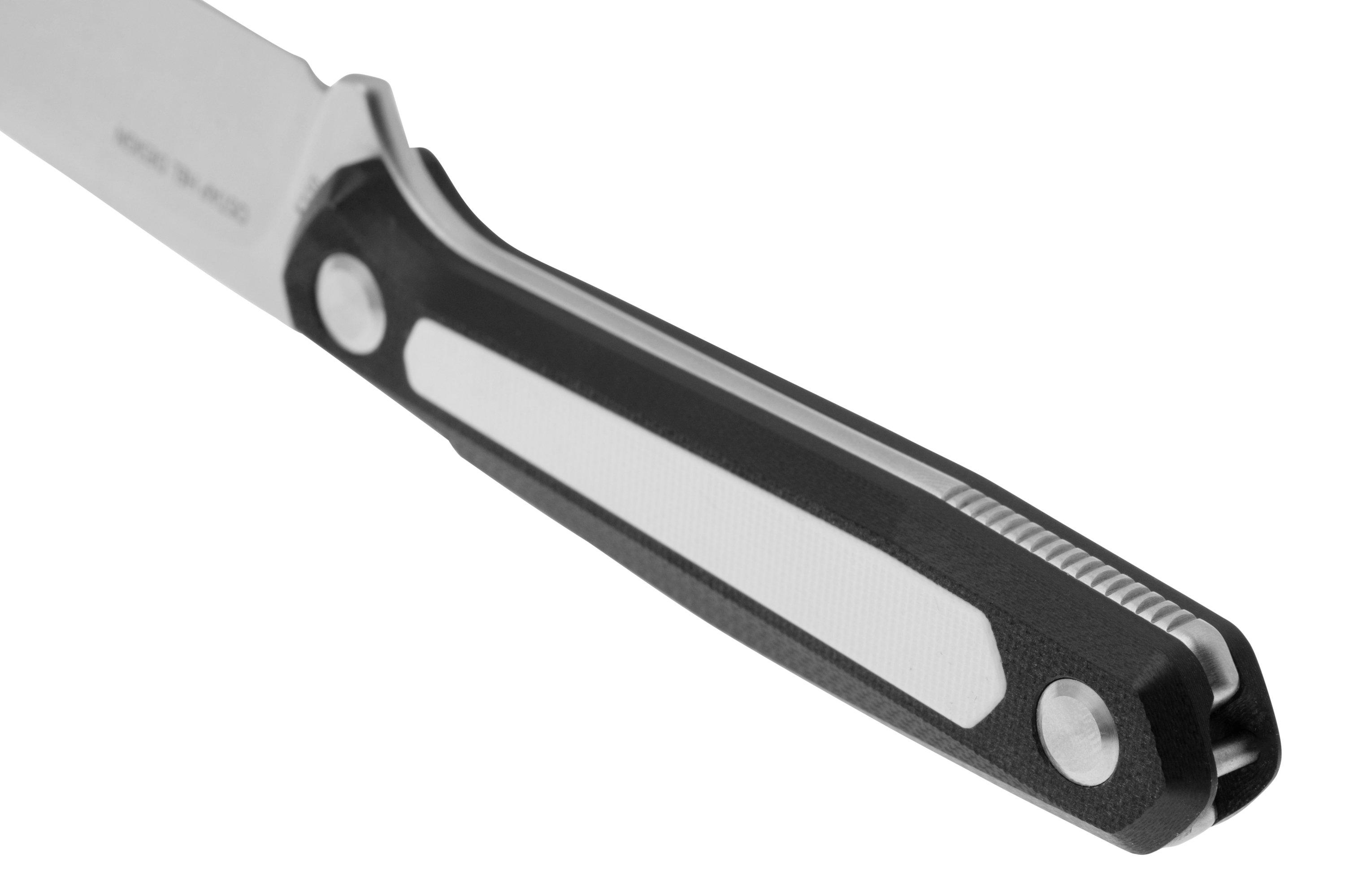 Real Steel Dex 3501BW Böhler K110, Black White G10, fixed knife, Ostap ...