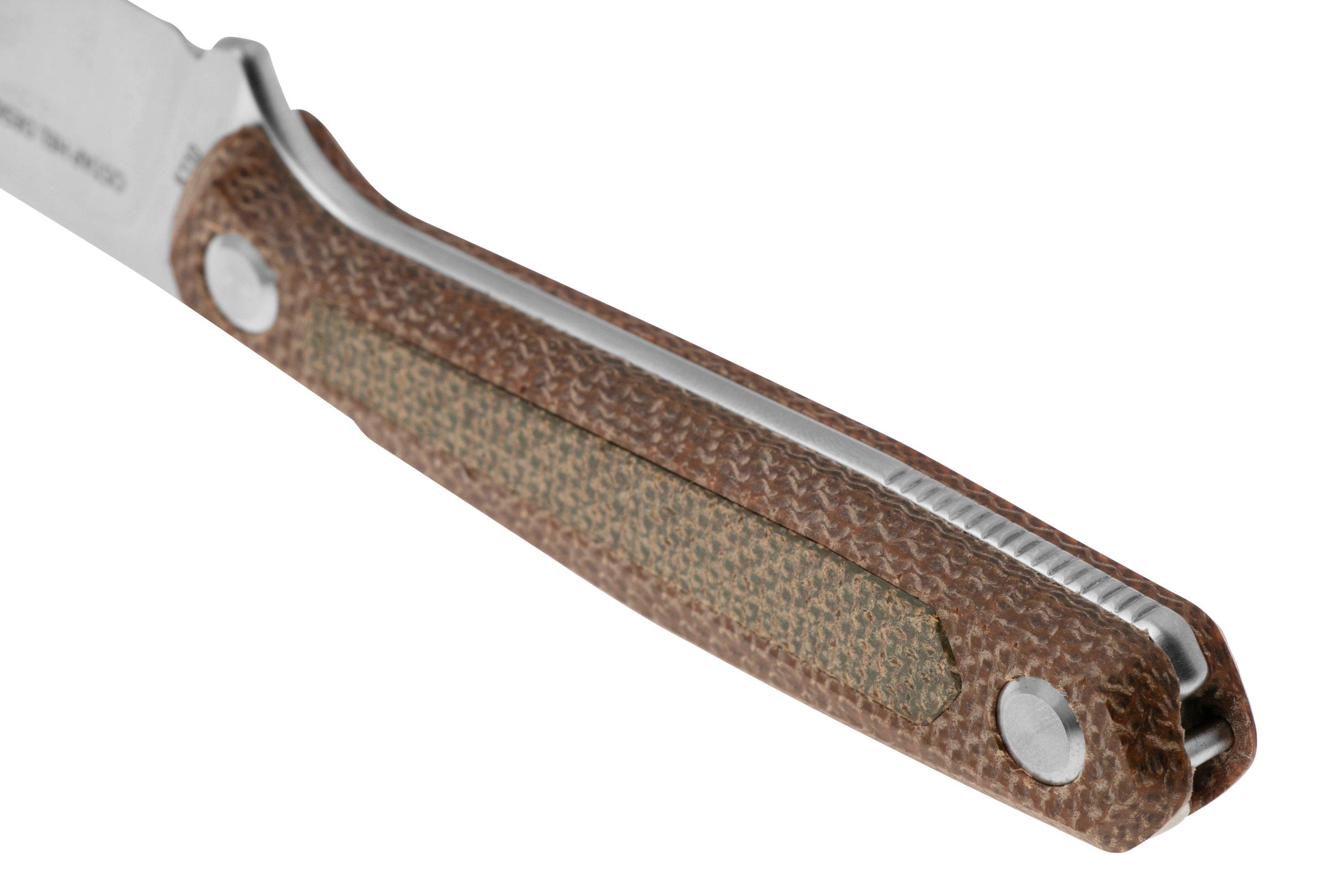 Real Steel Dex 3501NG Böhler K110, Natural Green Micarta, fixed knife ...