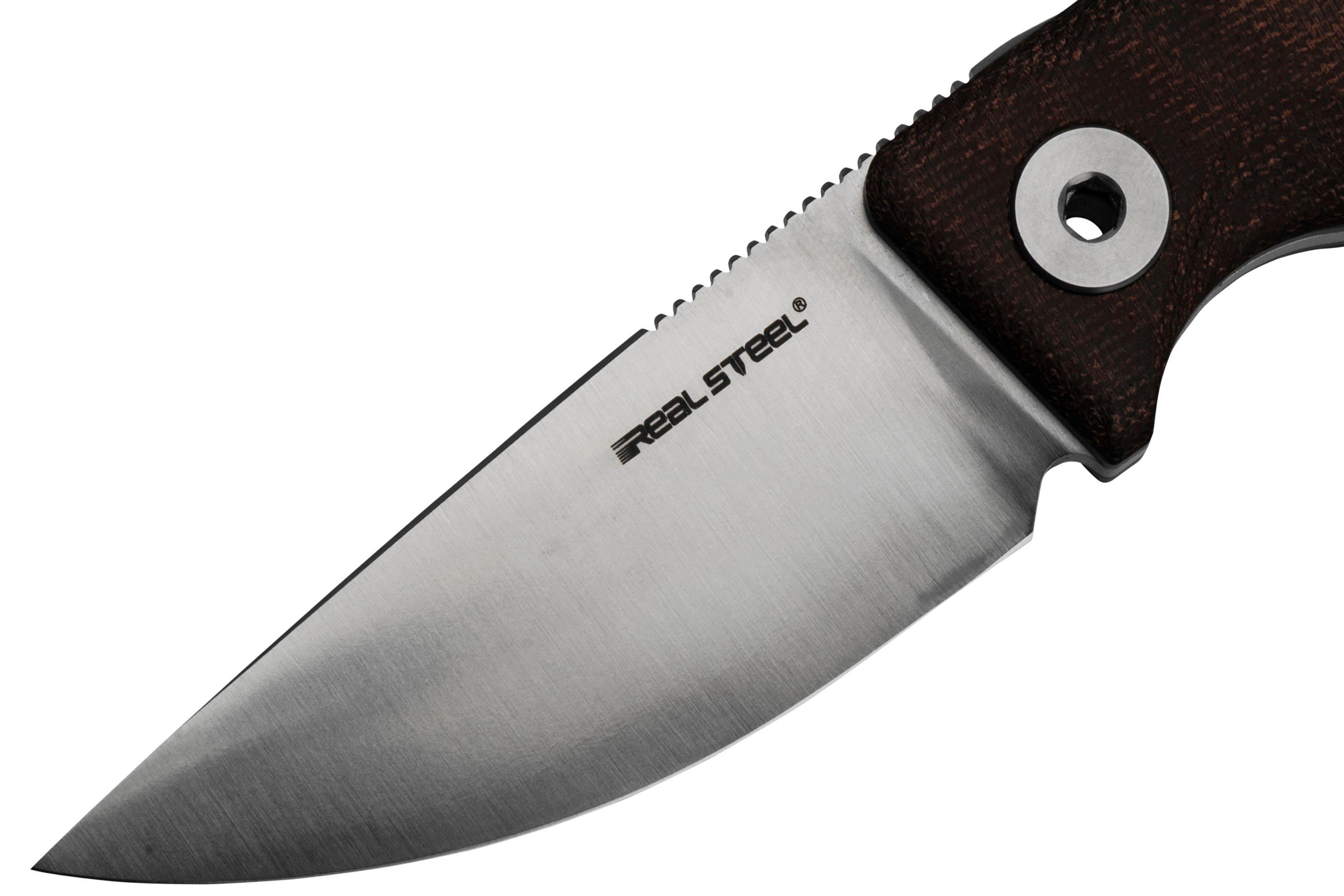 Real Steel CVX-80 Red Micarta 3564 Convex bushcraftmes, Poltergeist ...