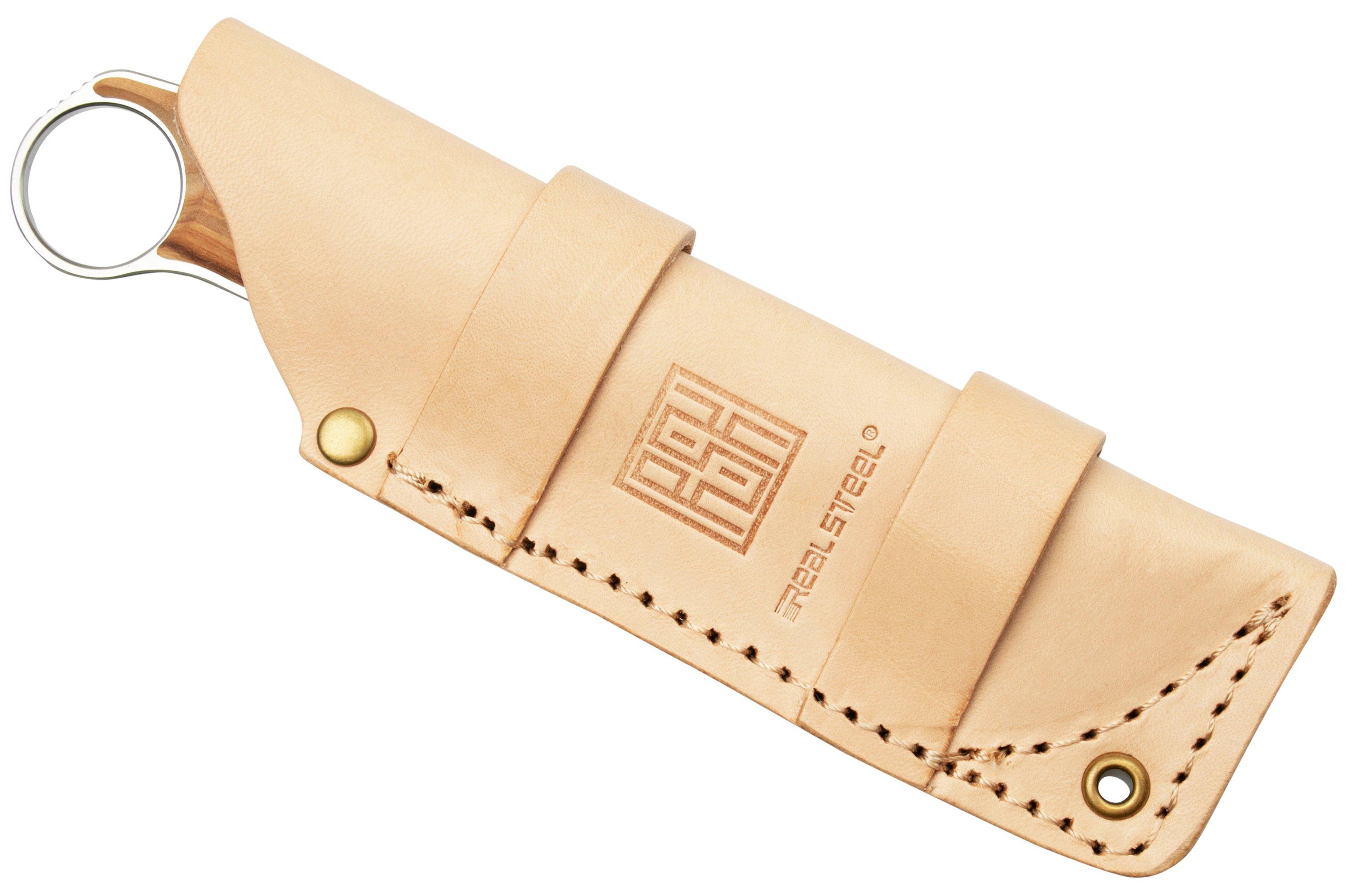 Real Steel Furrier Skinner Olive Wood 3611W feststehendes Messer, Ivan ...