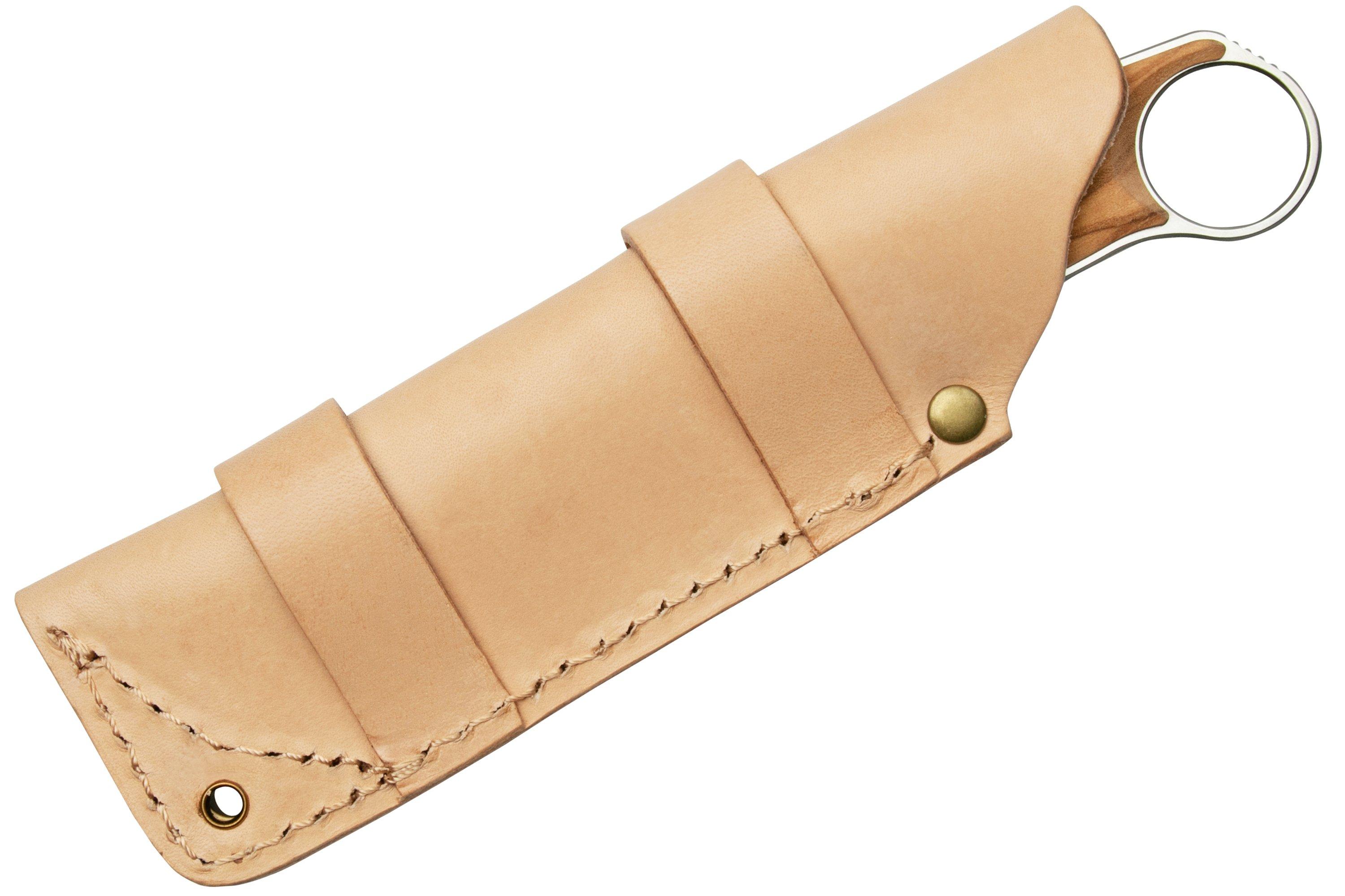 Real Steel Furrier Harpoon Olive Wood 3612W feststehendes Messer, Ivan ...