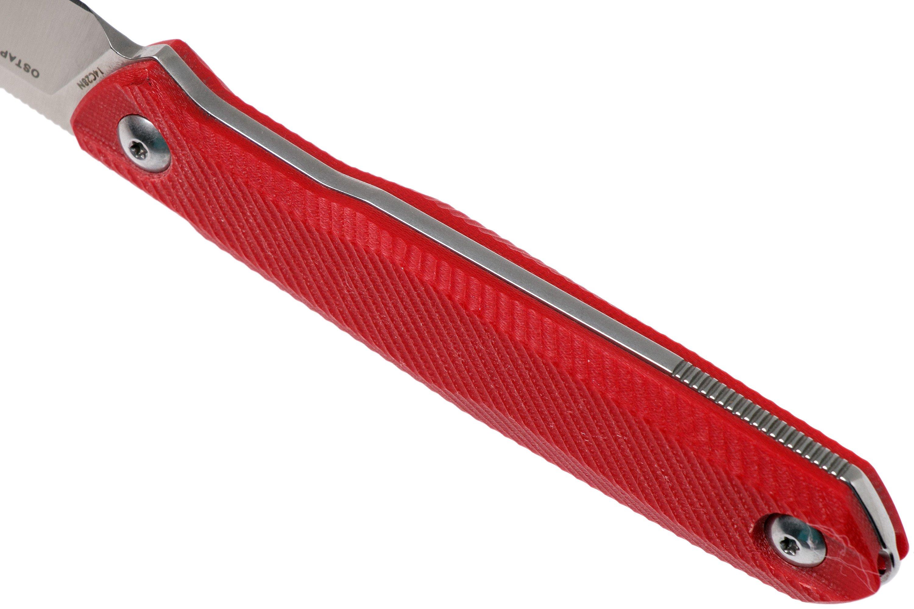 Real Steel Metamorph Fixed Red 3772 fixed knife, Ostap Hel design ...