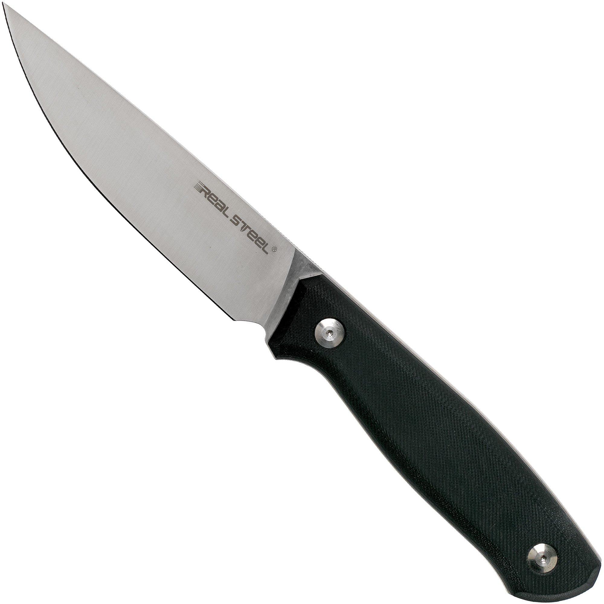Real Steel Arbiter Satin 3810 fixed knife, Ostap Hel design ...